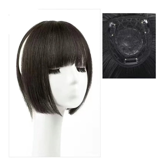 Fashion Girl Simulation Bangs Hairstyles Clip for Women Hair Bangs for ...