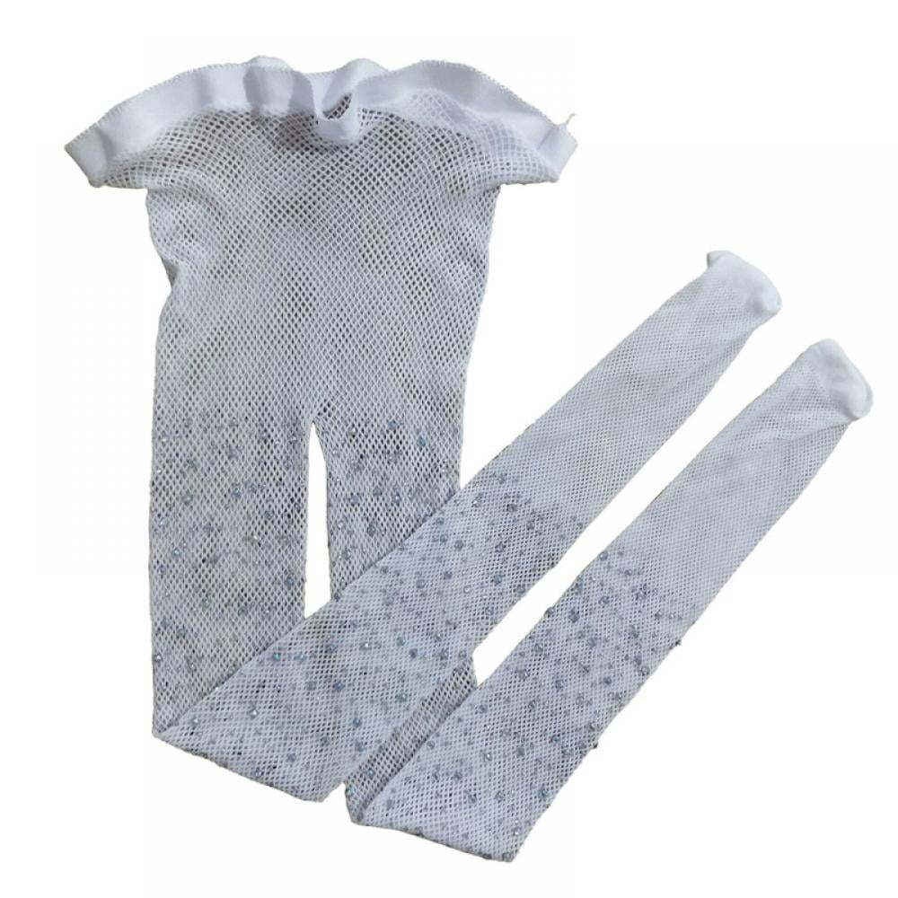 Fashion Girls Children Kids Mesh Fishnet Pattern Pantyhose Rhinestone ...