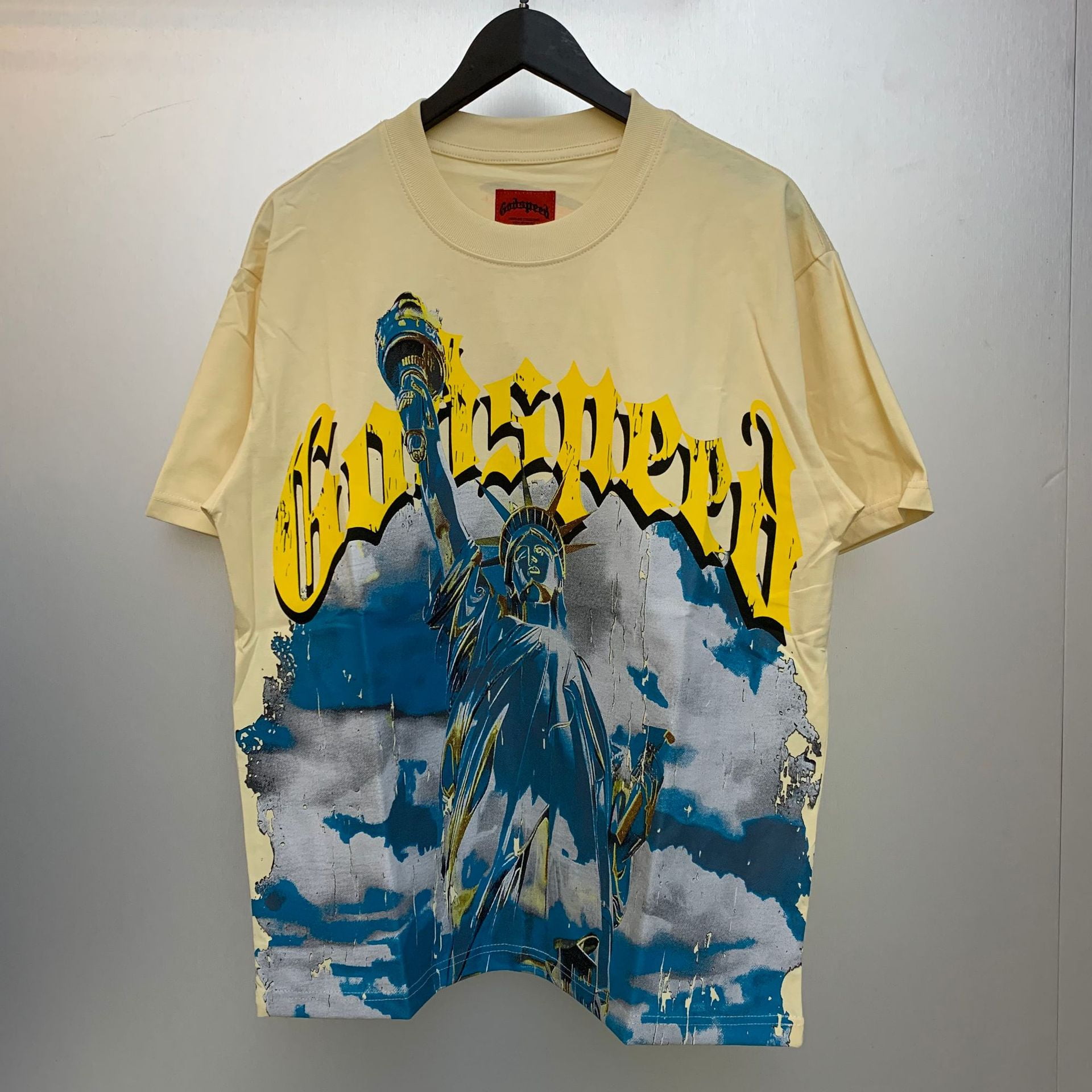 Fashion Godspeed T-Shirt Casual Letter Print Short T-Shirt Hip Hop ...