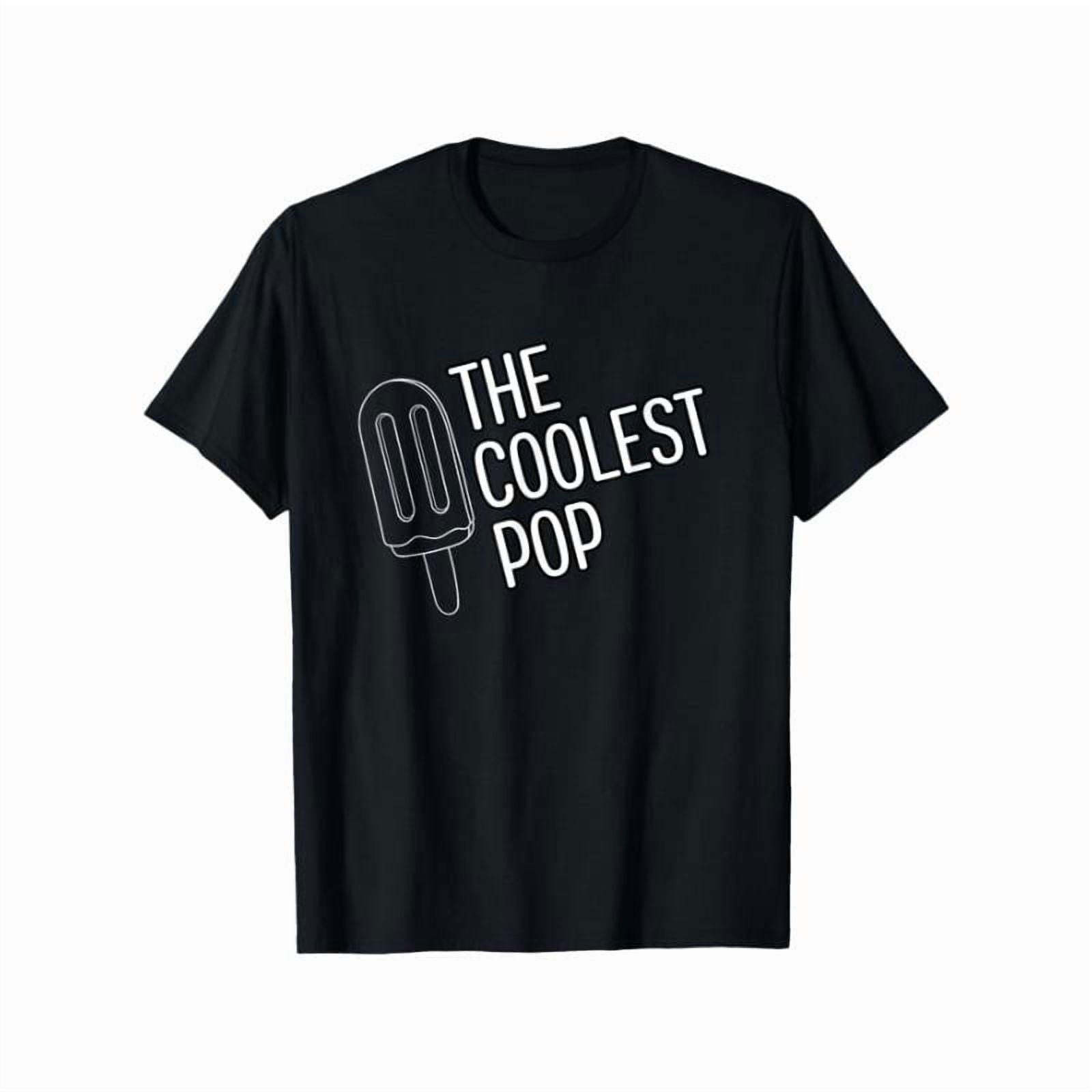 Fashion Graphic Tee,Tops Has"The Coolest Pop"Text with Ice Cream ...