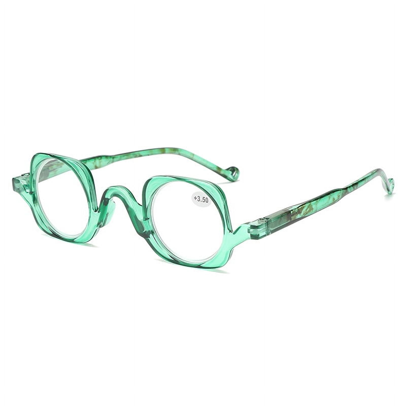 Fashion Green Clear Frame Reading Glasses Personality Retro Featured ...