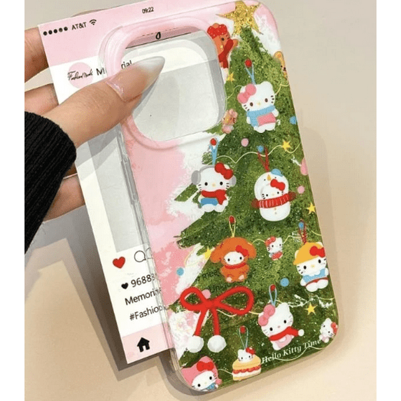 Fashion Hello Kitty iPhone16 15 14 13 12 11 8 7 Xs Xr Cute Cartoon Phone Case Lovely Gifts for ...