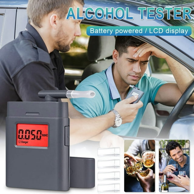 Fashion High Accuracy Ethanol Tester Breathalyzer Alcometer Alcotest ...