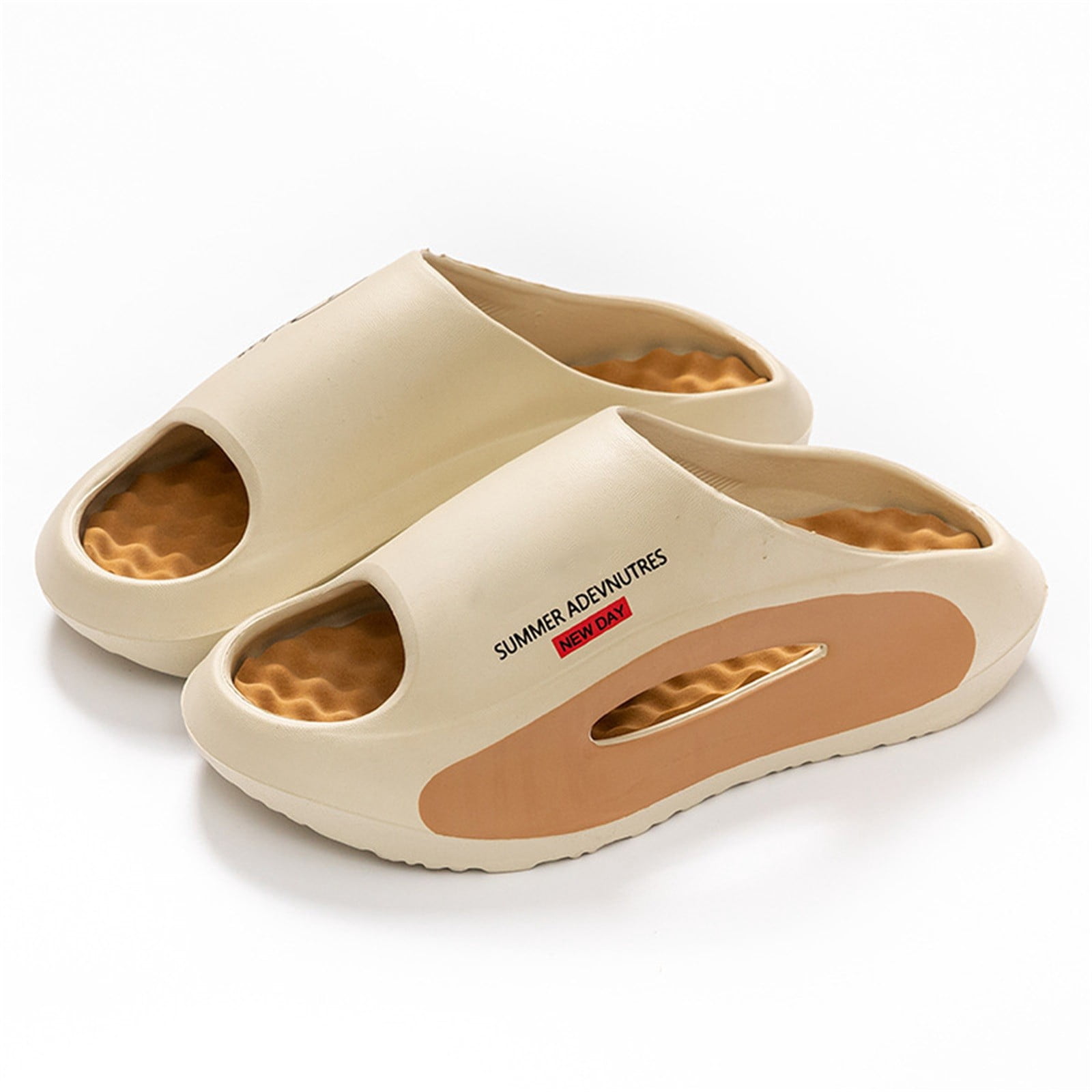 Fashion Hollow‑out Platform Slide Slippers, Non‑slip Open‑toe Shoes for ...