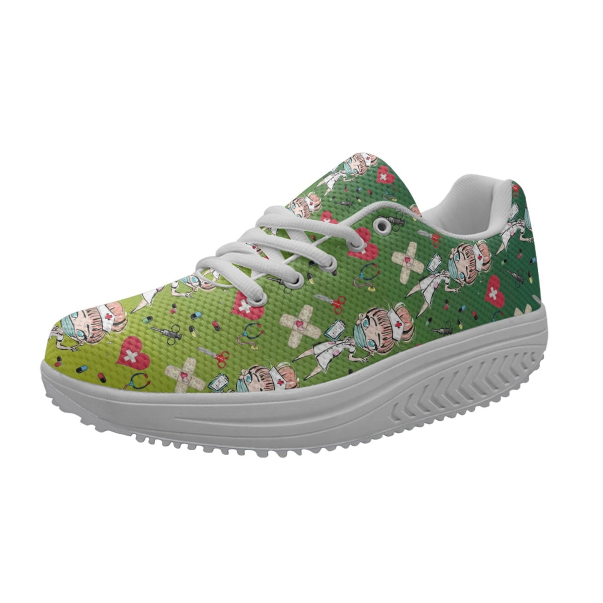 Fashion Hospital Medical Devices Nurses Pattern Ladies Spring and ...