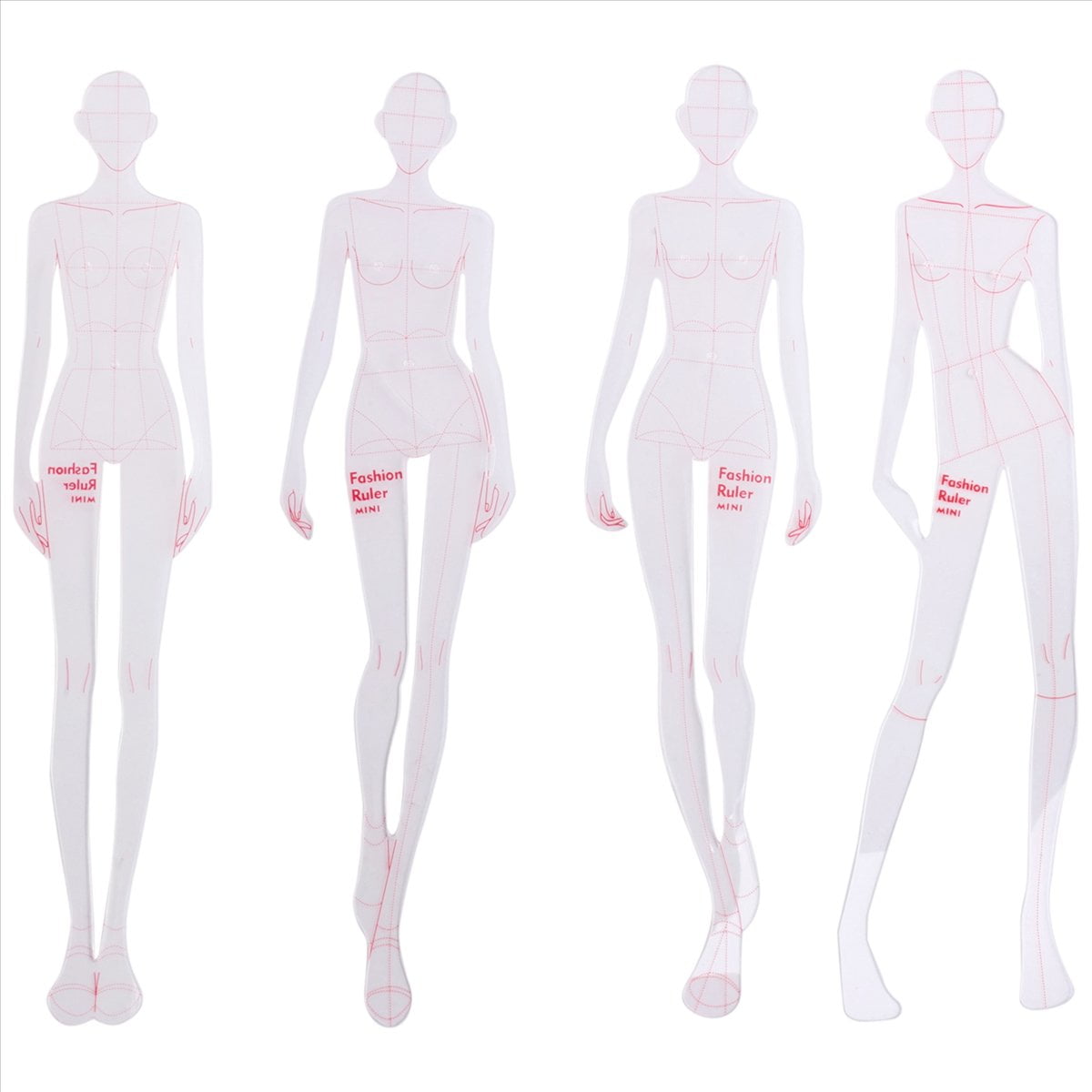 Fashion Illustration Rulers Sketching Templates Ruler Sewing Humanoid ...
