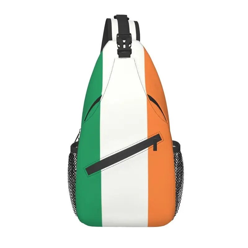 Fashion Ireland Flag Sling Crossbody Backpack Men Shoulder Chest Bag ...