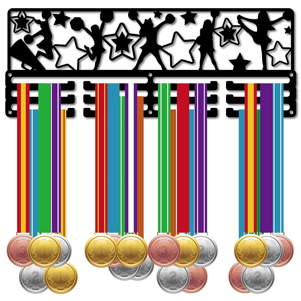 Fashion Iron Medal Hanger Holder Display Wall Rack 3-Line with Screws ...