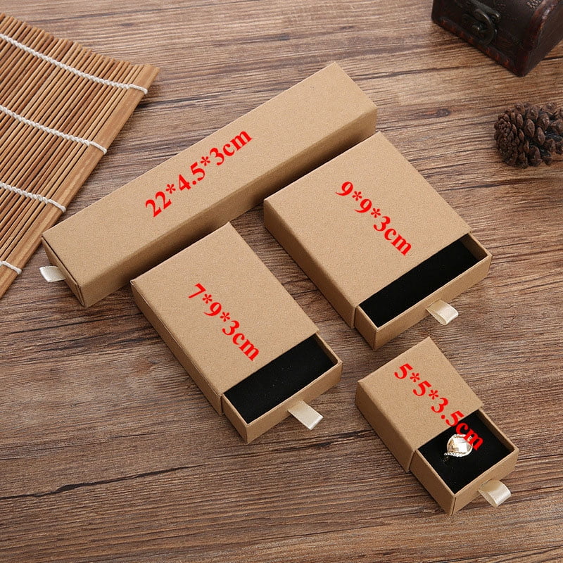 Fashion Jewelry Boxes And Packaging Drawer Box Ring Bracelet Necklace ...