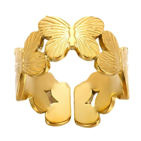Fashion Jewelry Irregular Opening Rings Finger Jewelry Stainless Steel ...