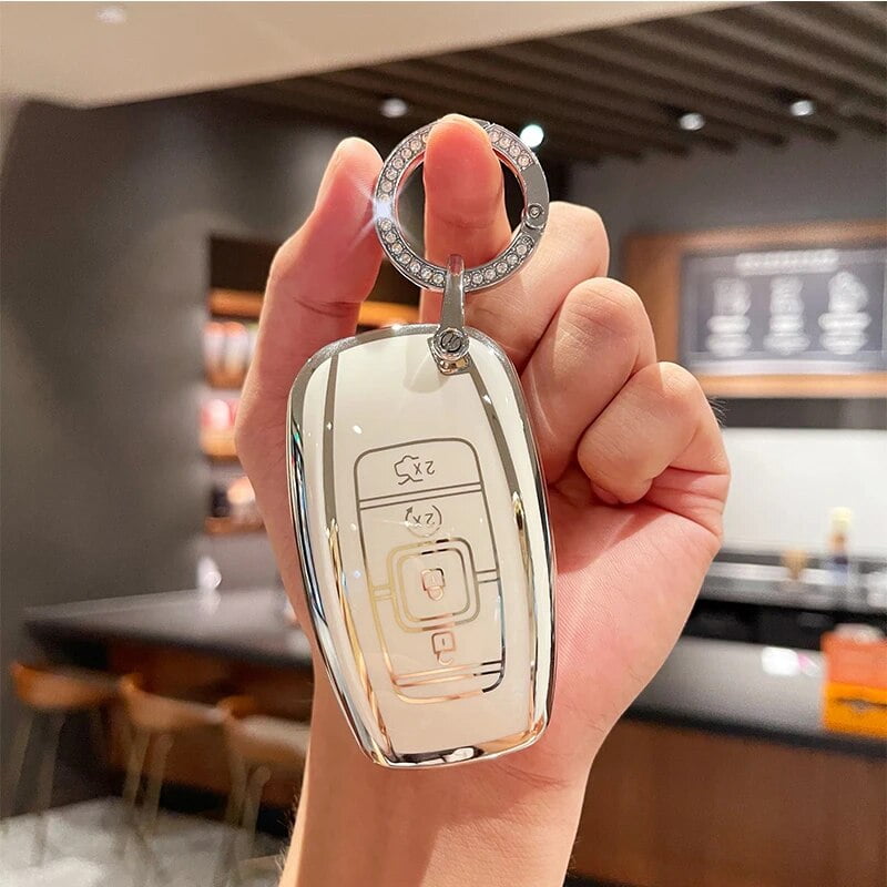 Fashion Key Fob Cover Keychain for Lincoln Mustang Fusion F150 F250 ...