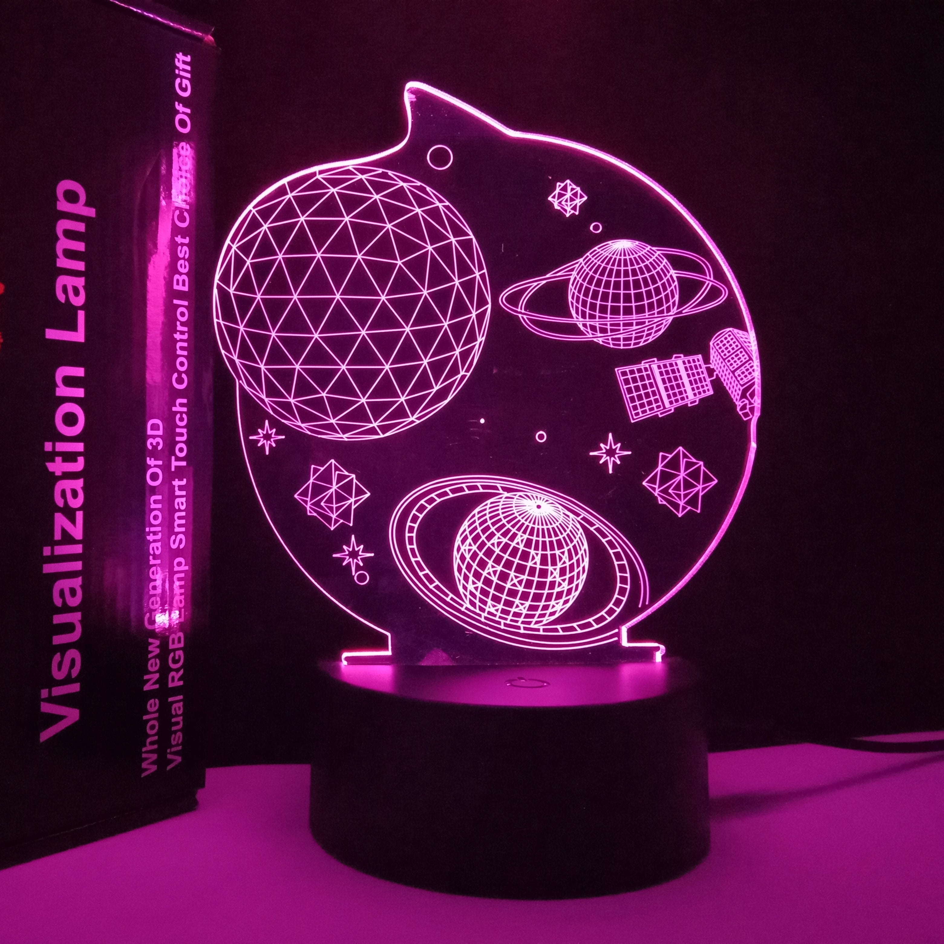 Fashion Kpop Bangtan Boys 7 Colors LED Night Light Girls Bedside Lamps ...