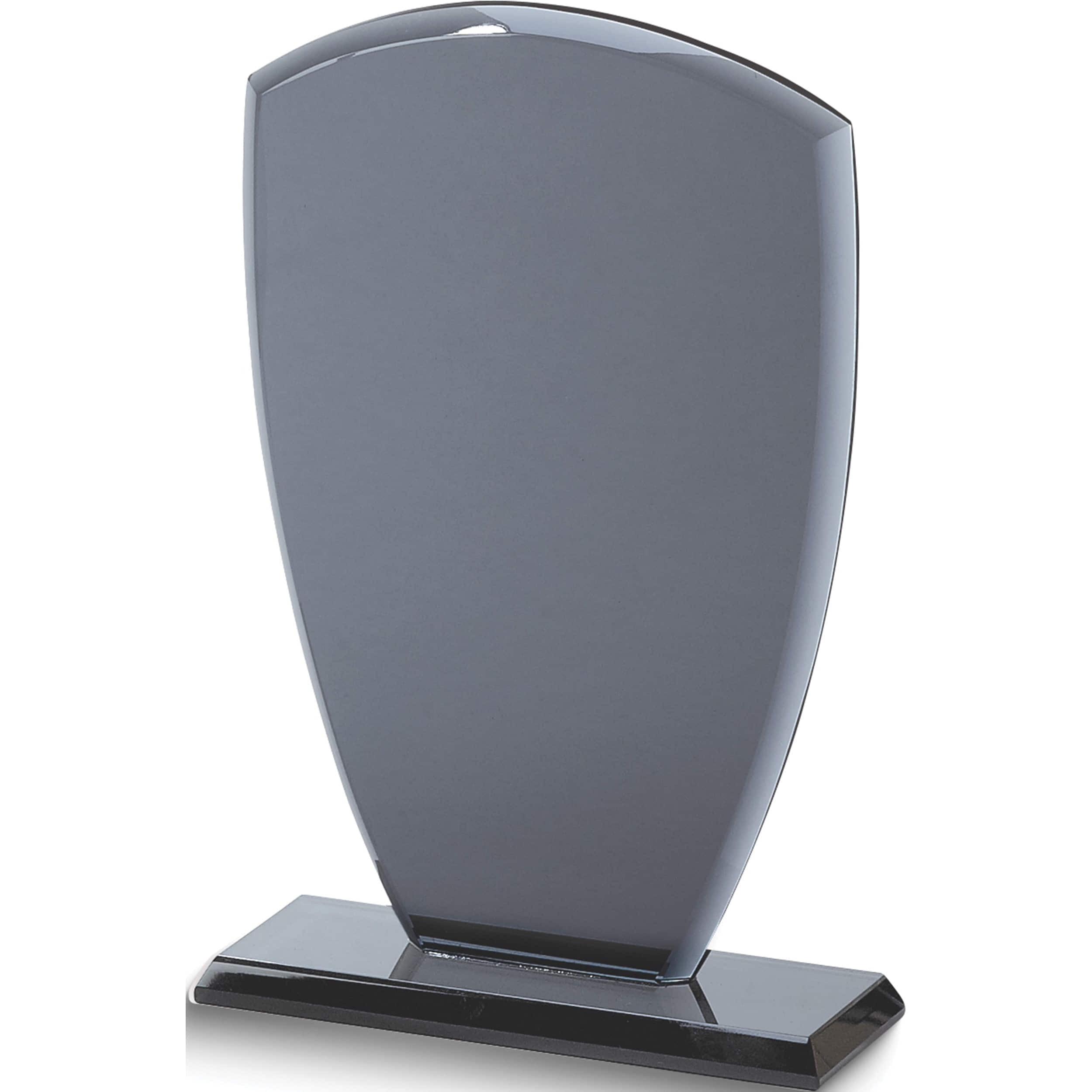Fashion Large Shield Smoked Glass Trophy Made In China gm9049 - Walmart.com
