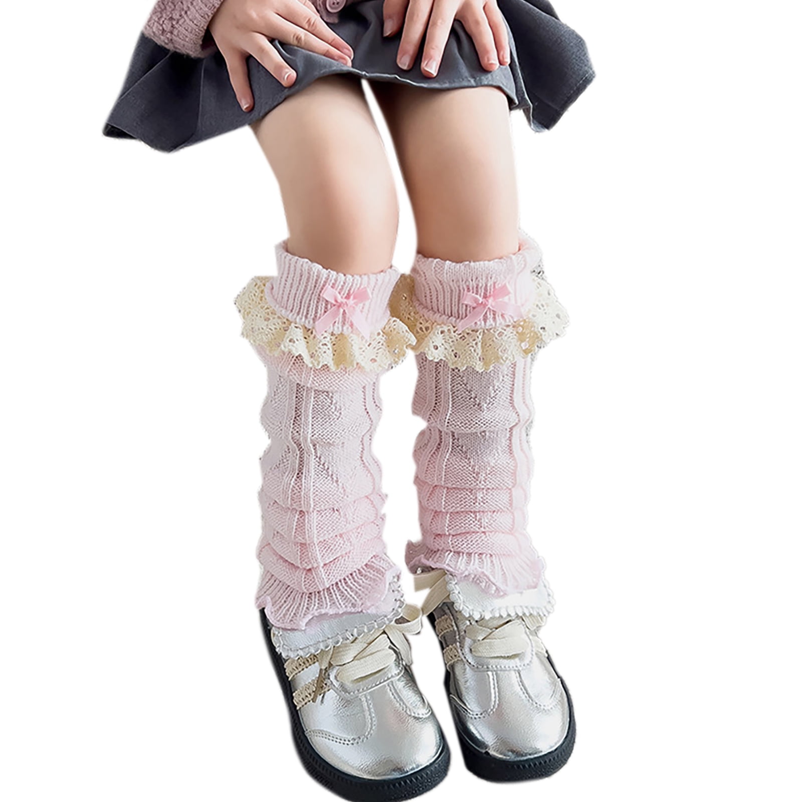 Fashion Leg Warmers Lace Trim Socks for Children Dress Leggings School Uniform Leg Sleeve Kids ...