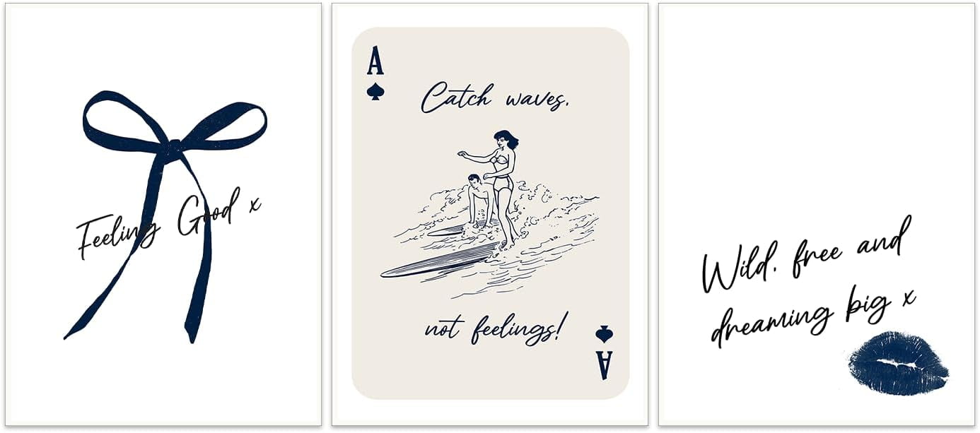 Fashion Leopard Print 3Piece Wall Art Set Bold Animal Print Canvas ...