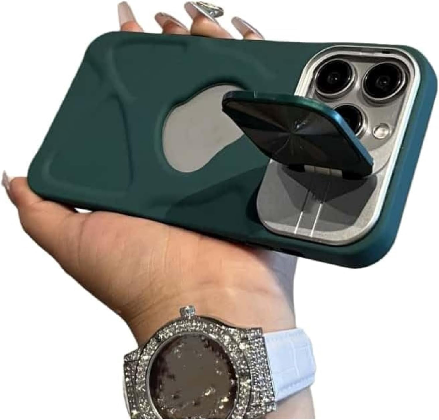 Fashion Logo Hole Case for iPhone with Lens Protection Silicone Soft ...