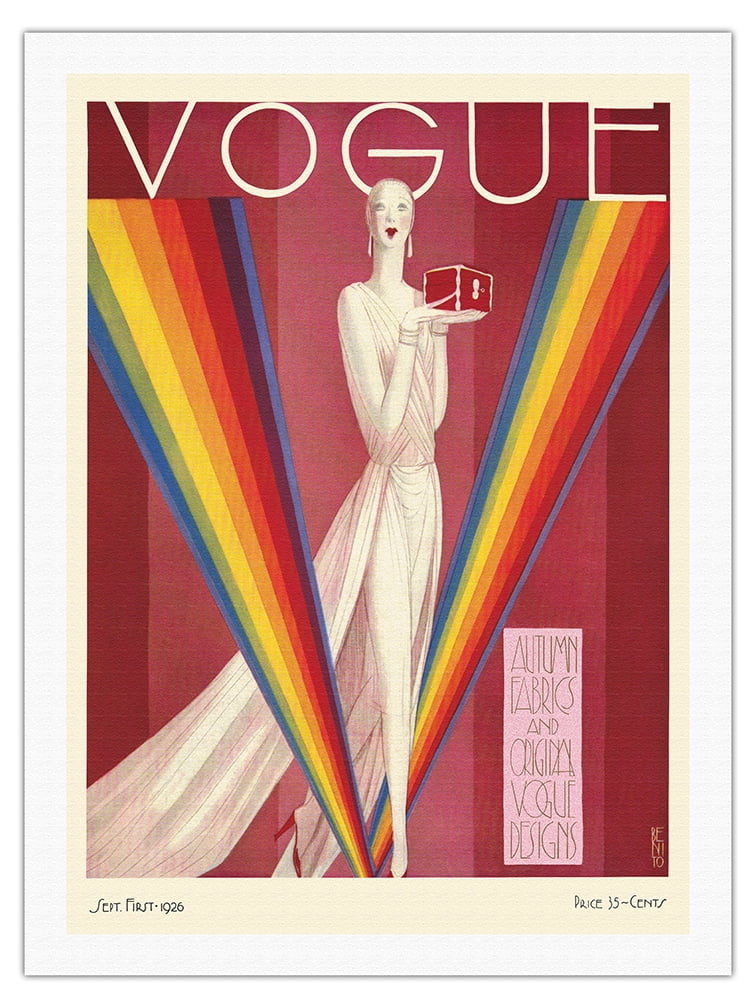 Fashion Magazine Cover - September 1 1926 - Autumn Fabrics - Vintage ...
