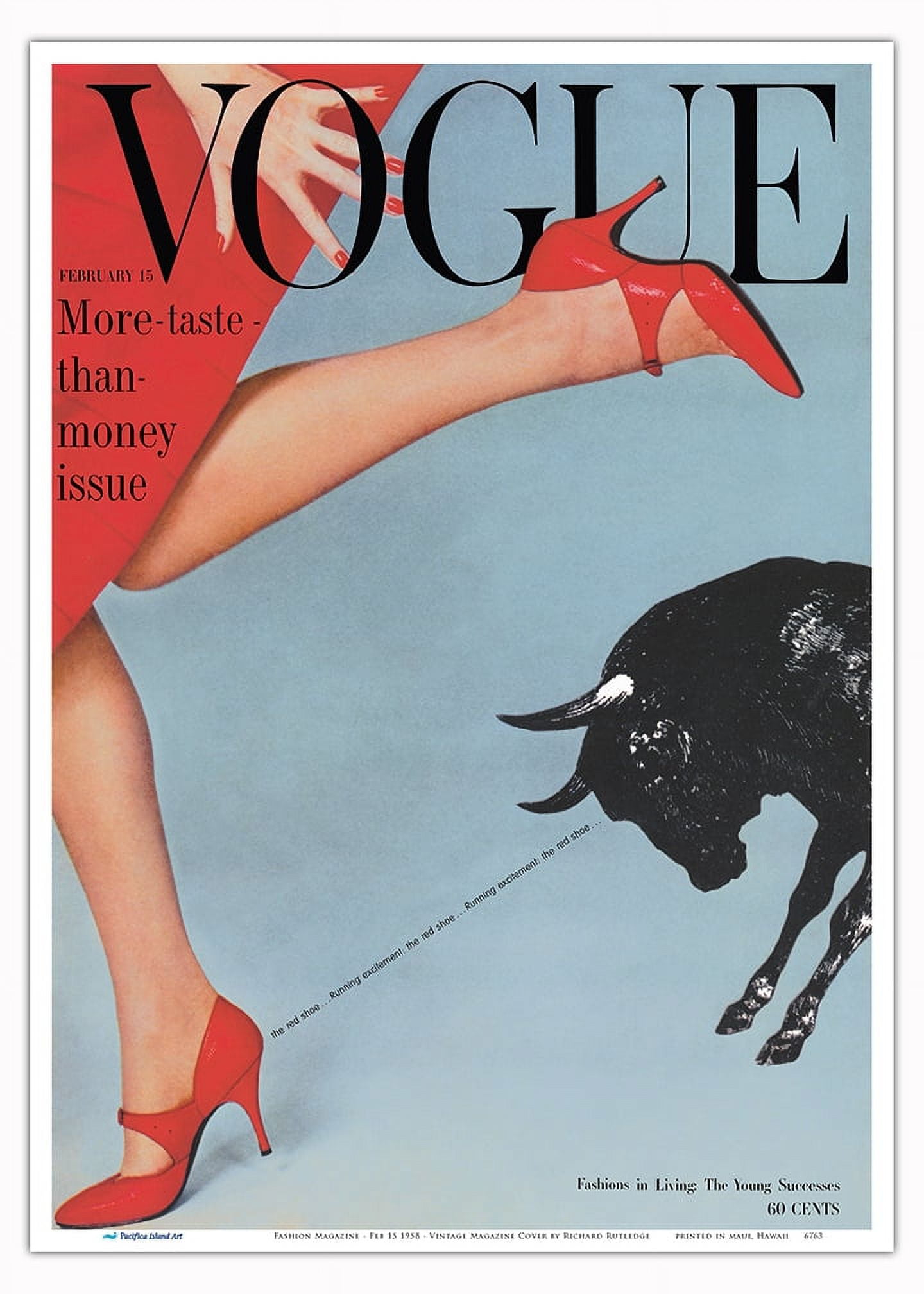 Fashion Magazine - Feb 15 1958 - The Red Shoe - Running with the Bulls ...