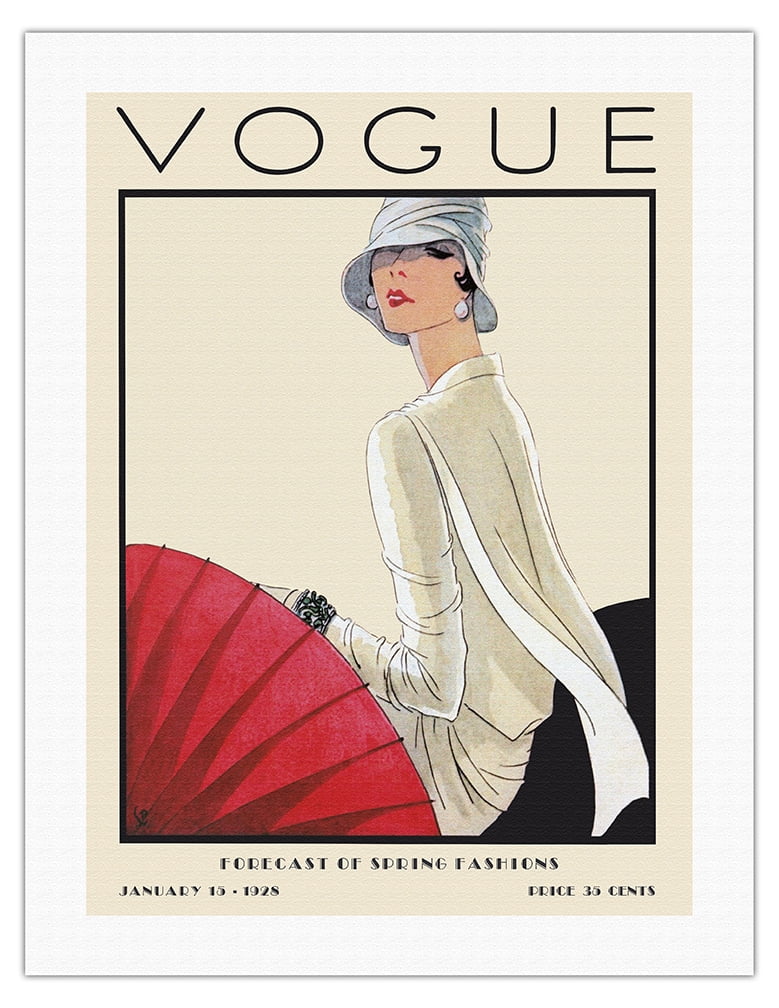 Fashion Magazine - January 15 1928 - Forecast of Spring - Vintage ...
