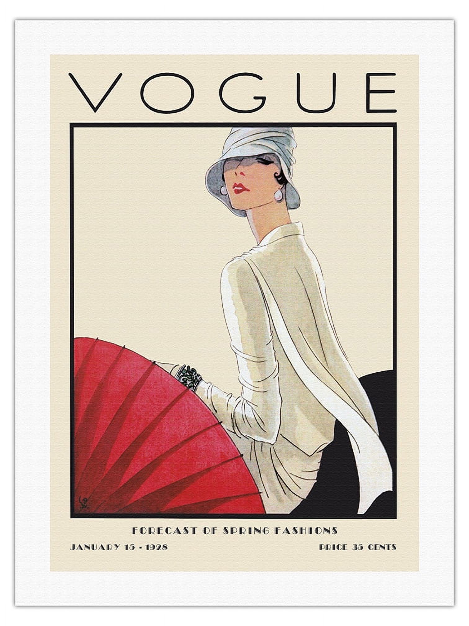Fashion Magazine - January 15 1928 - Forecast of Spring - Vintage ...