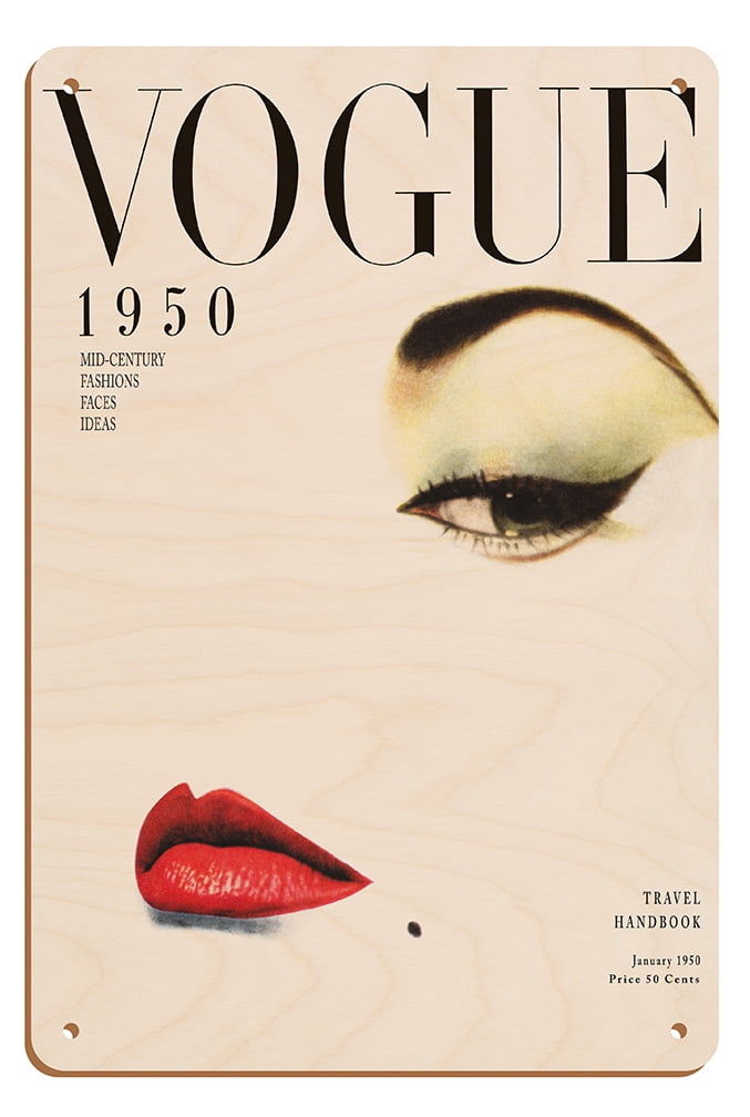 Fashion Magazine - January 1950 - Mid-Century Faces and Ideas - Vintage ...