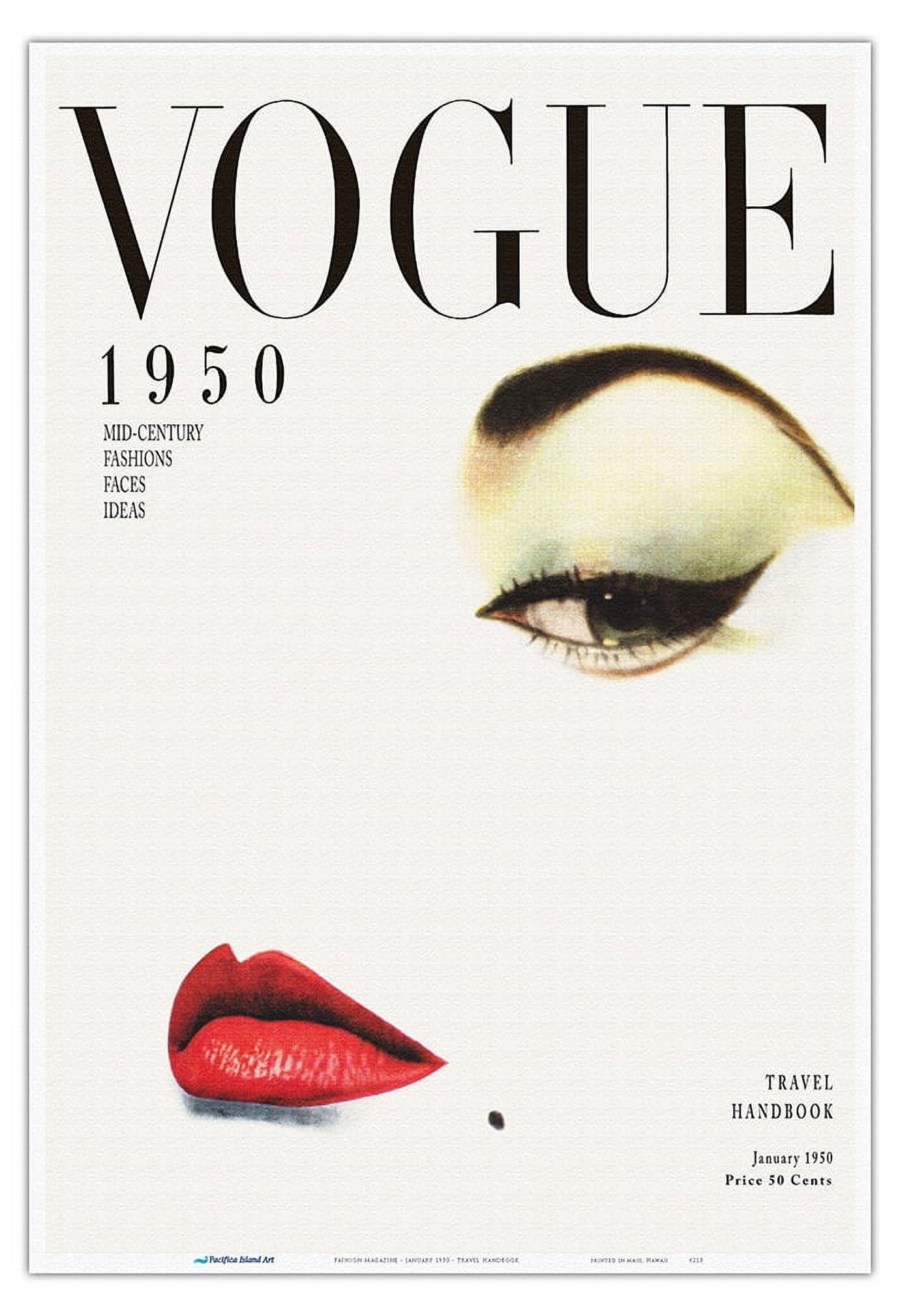 Fashion Magazine - January 1950 - Mid-Century Faces and Ideas - Vintage ...