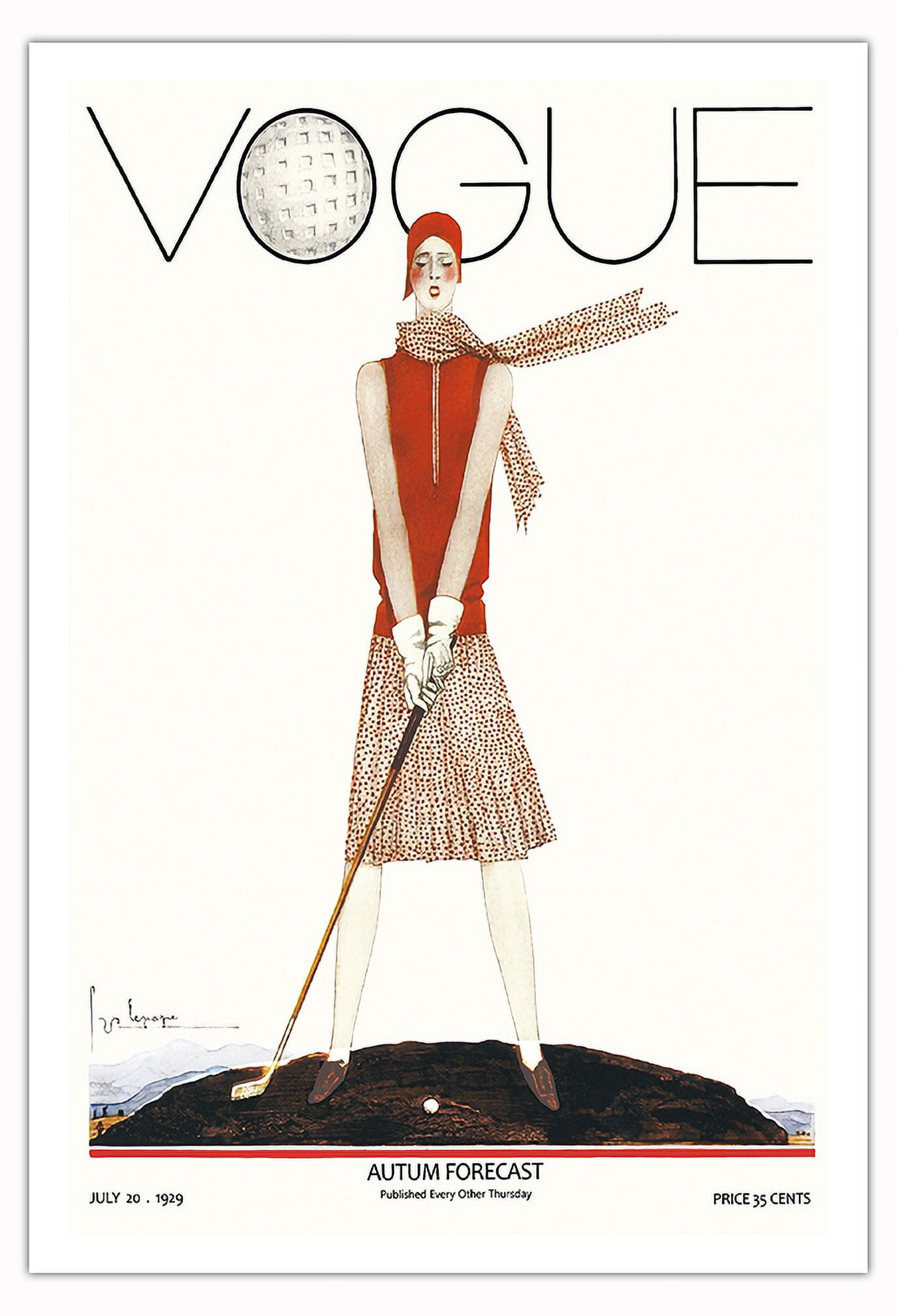 Fashion Magazine - July 20 1929 - Autum Forecast Tee Time - Vintage ...
