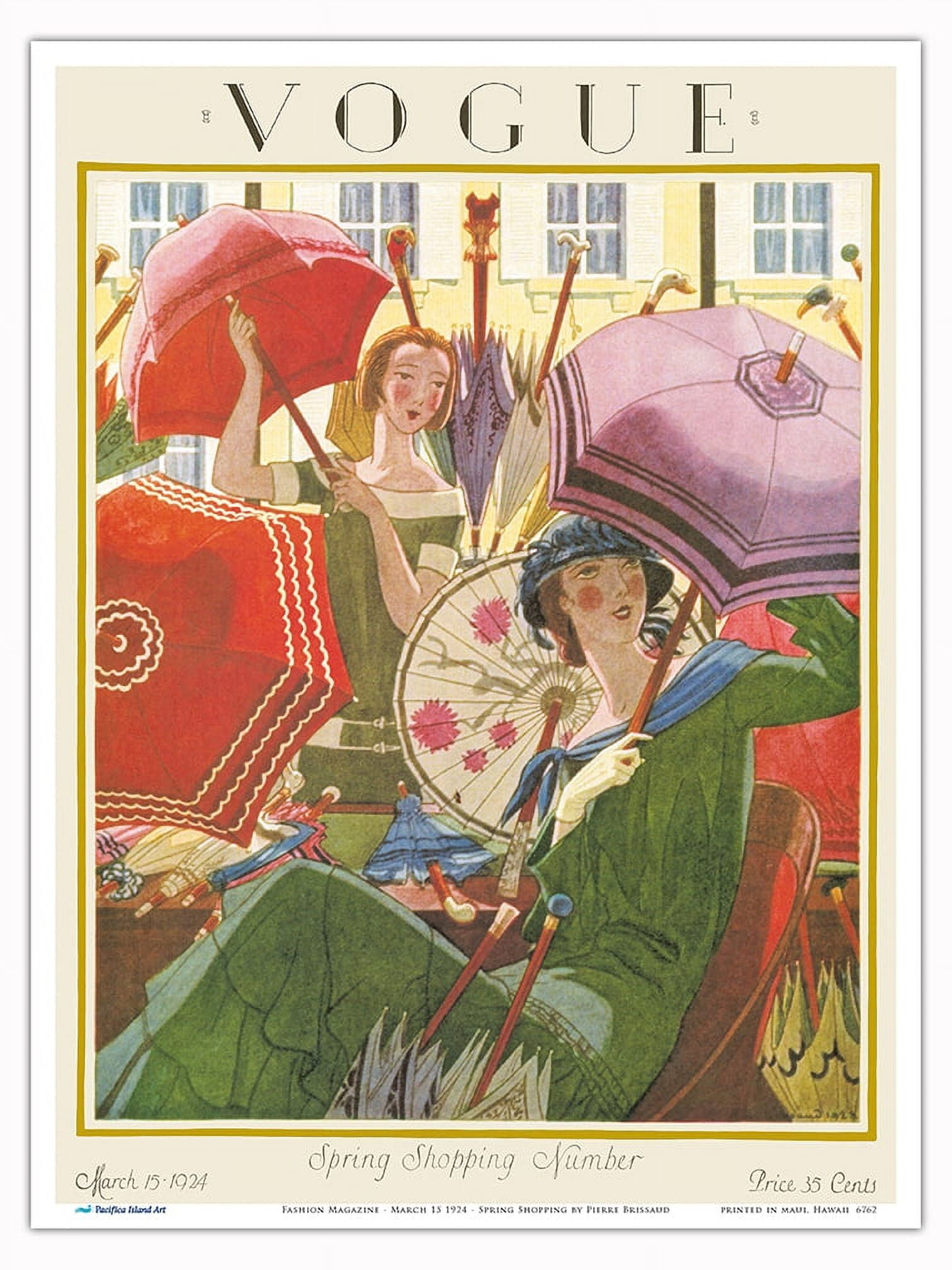 Fashion Magazine - March 15 1924 - Spring Shopping - Vintage Magazine ...