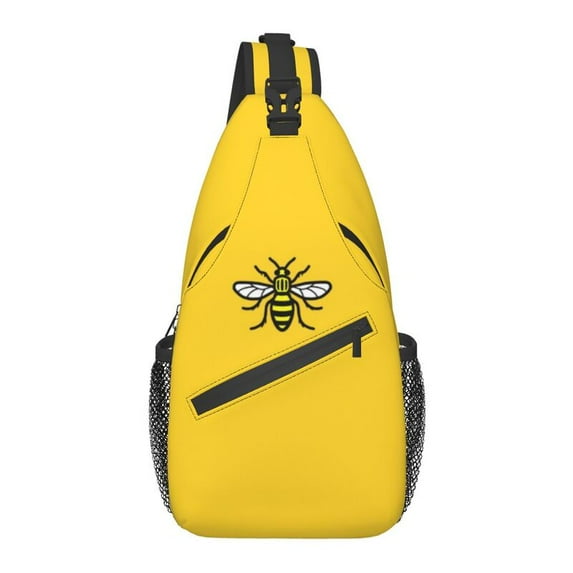 Fashion Manchester Worker Bee Sling Crossbody Backpack Men Insect ...