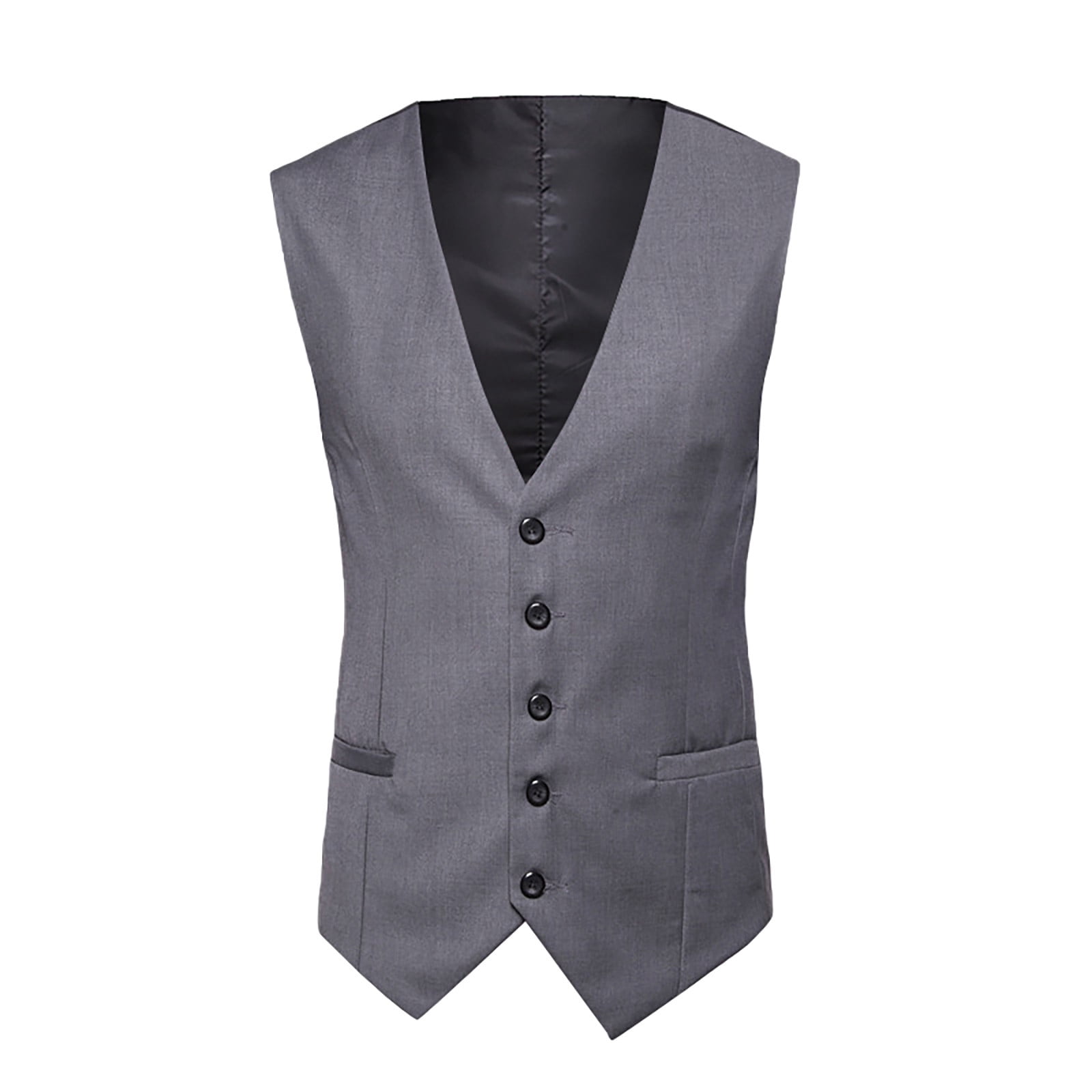 Fashion Men Coats Unique Classic Outdoor Suit Vest V Neck Silm Fit ...