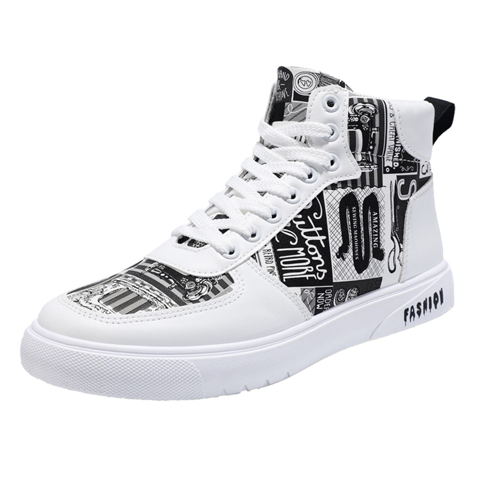 Fashion Men Shoes Men Shoes High Top Fashion Casual Shoes For Walking ...