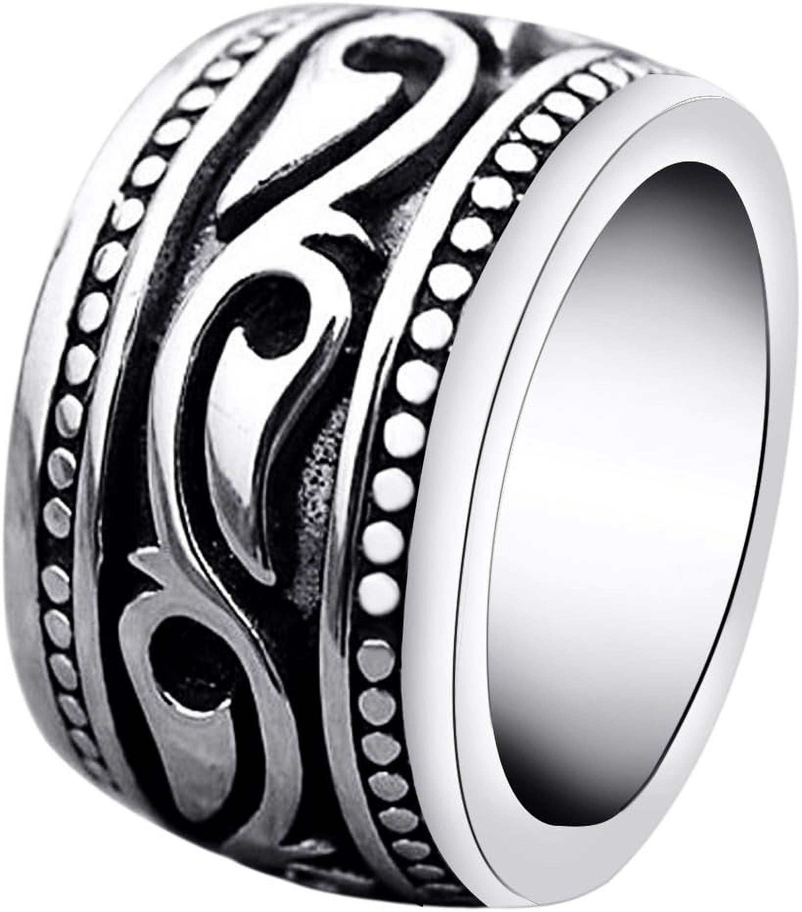 Fashion Men' Stainless Steel Celtic Thumb Ring for Biker,Gothic Punk ...