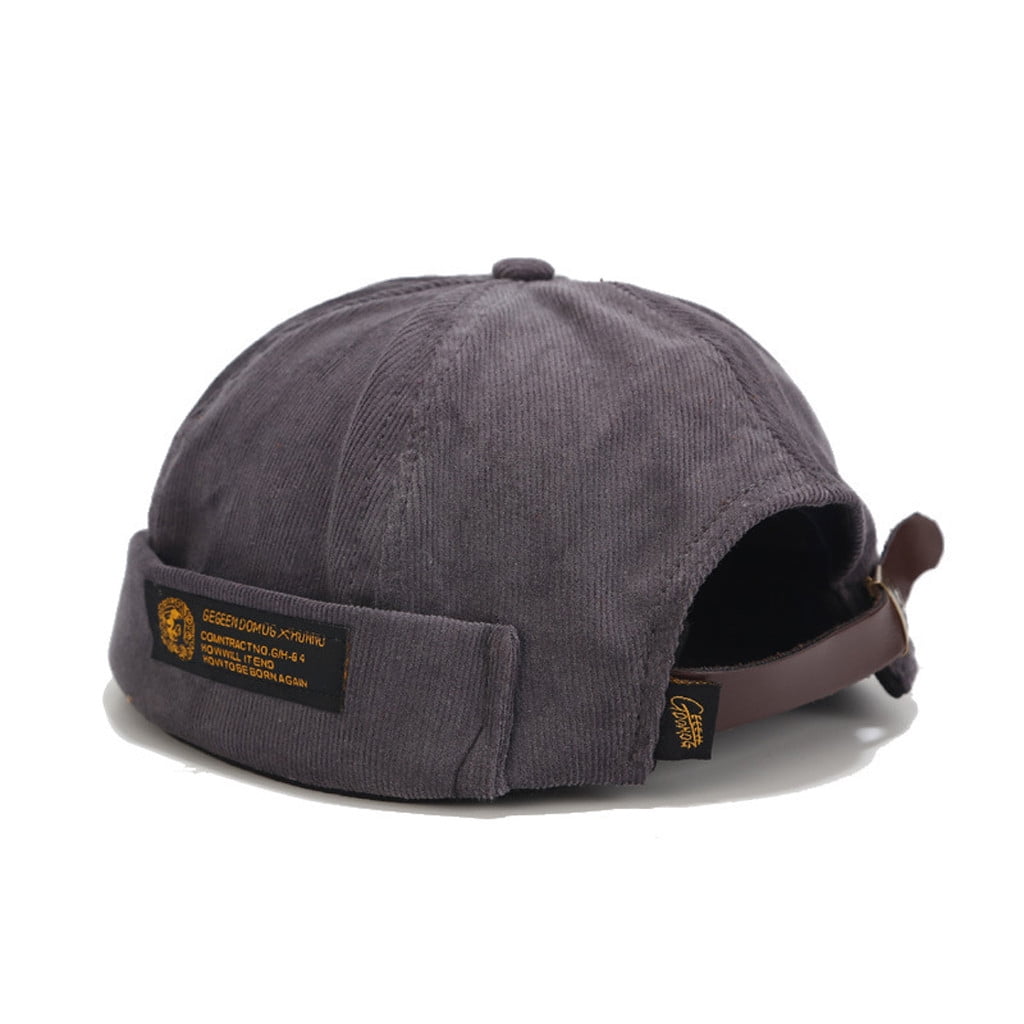 Fashion Men And Women Corduroy Easy Matching Sailor Hat Hat Cap ...
