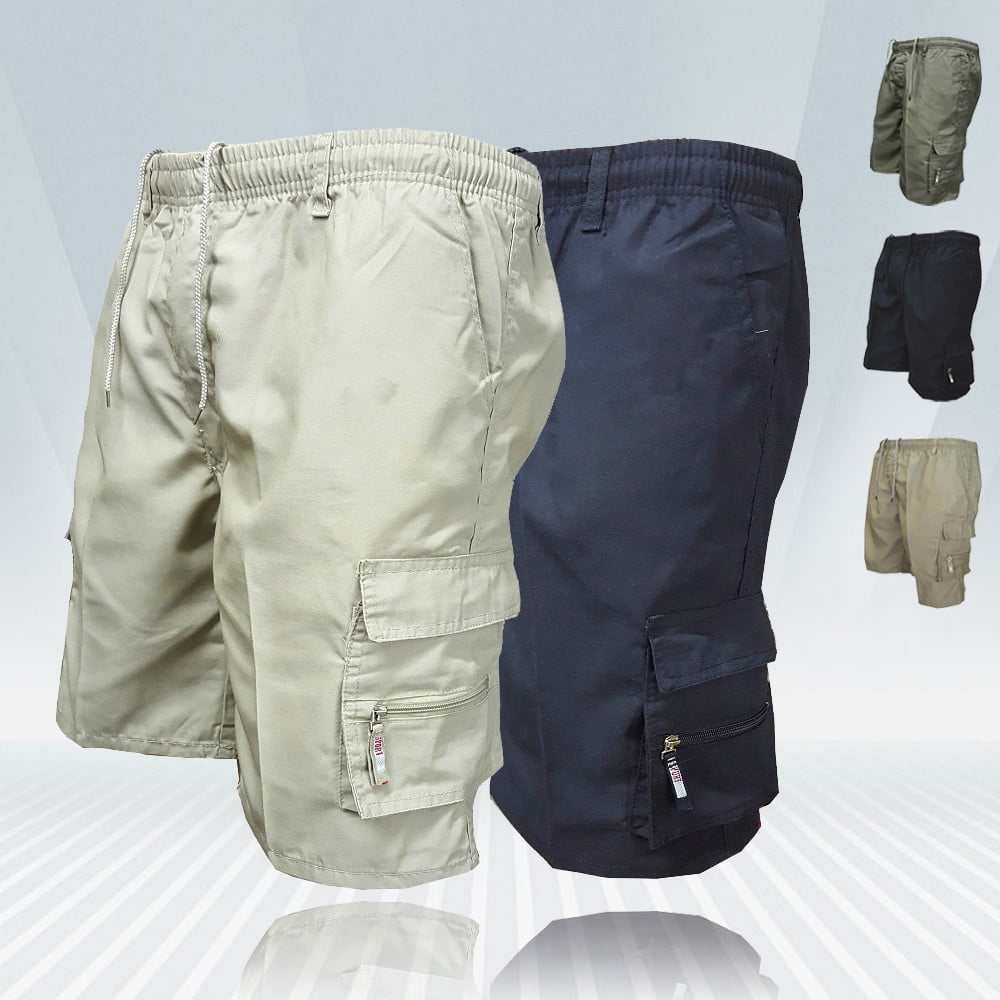 Fashion Men's Cargo Shorts Mens Tactical Short Pants Casual Big Pocket ...