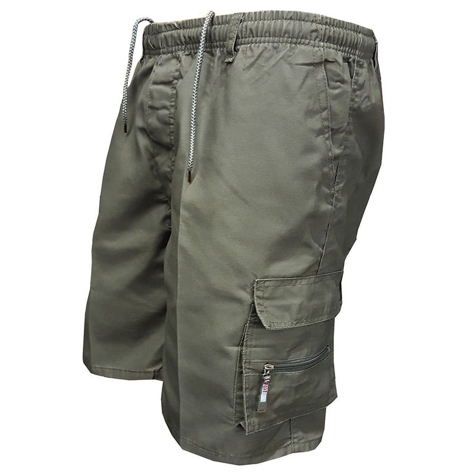 Fashion Men's Cargo Shorts Mens Tactical Short Pants Casual Big Pocket ...