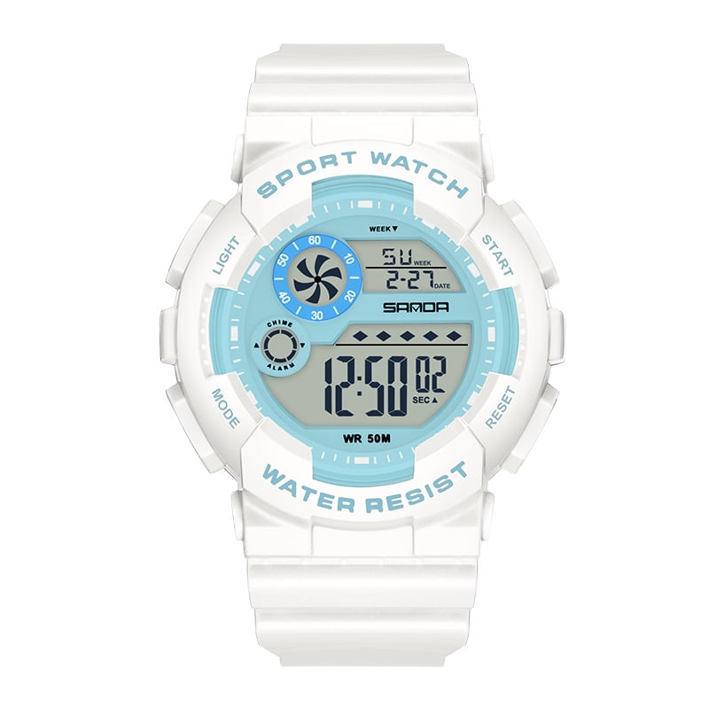 Fashion Men's Electronic Watch Simple Hundred with Watch Multifunction ...
