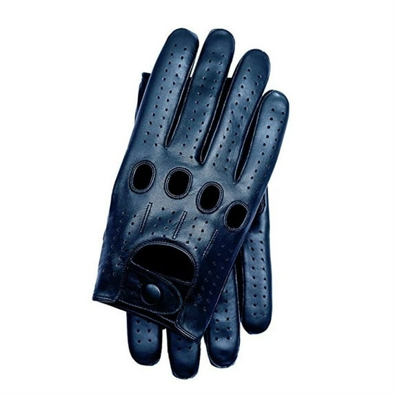 Fashion Mens Leather Gloves Full Finger Breathable Non Unlined Slip ...