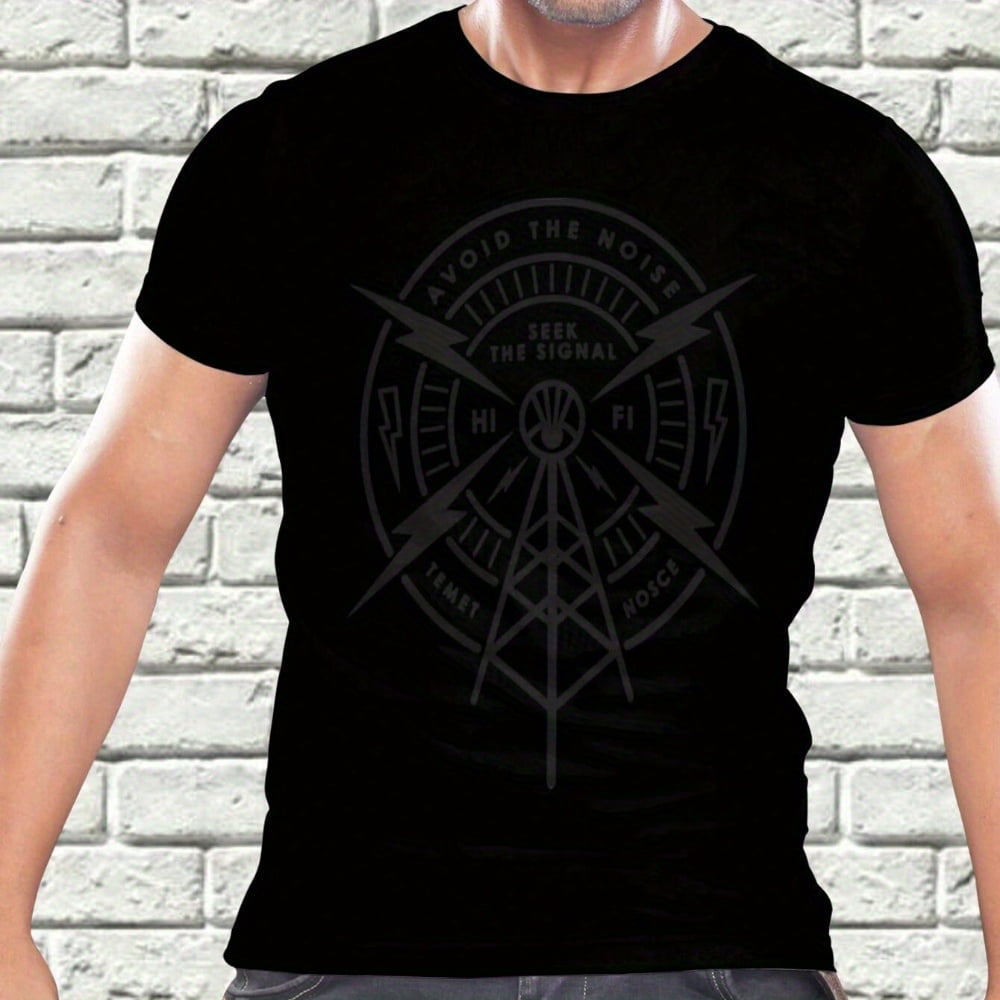Fashion Mens T Man Shirts Hi Tower For Man Mens T-Man Shirt Avoid Noise ...