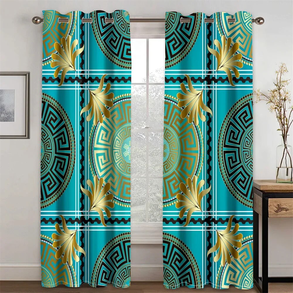 Fashion Modern Luxury Brand Design Thin Shading Window Drape Polyester ...