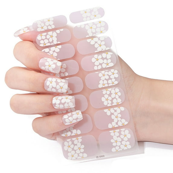 Fashion Nails Stickers Kits With SmudgeProof Coating 20PC Salon Quality ...