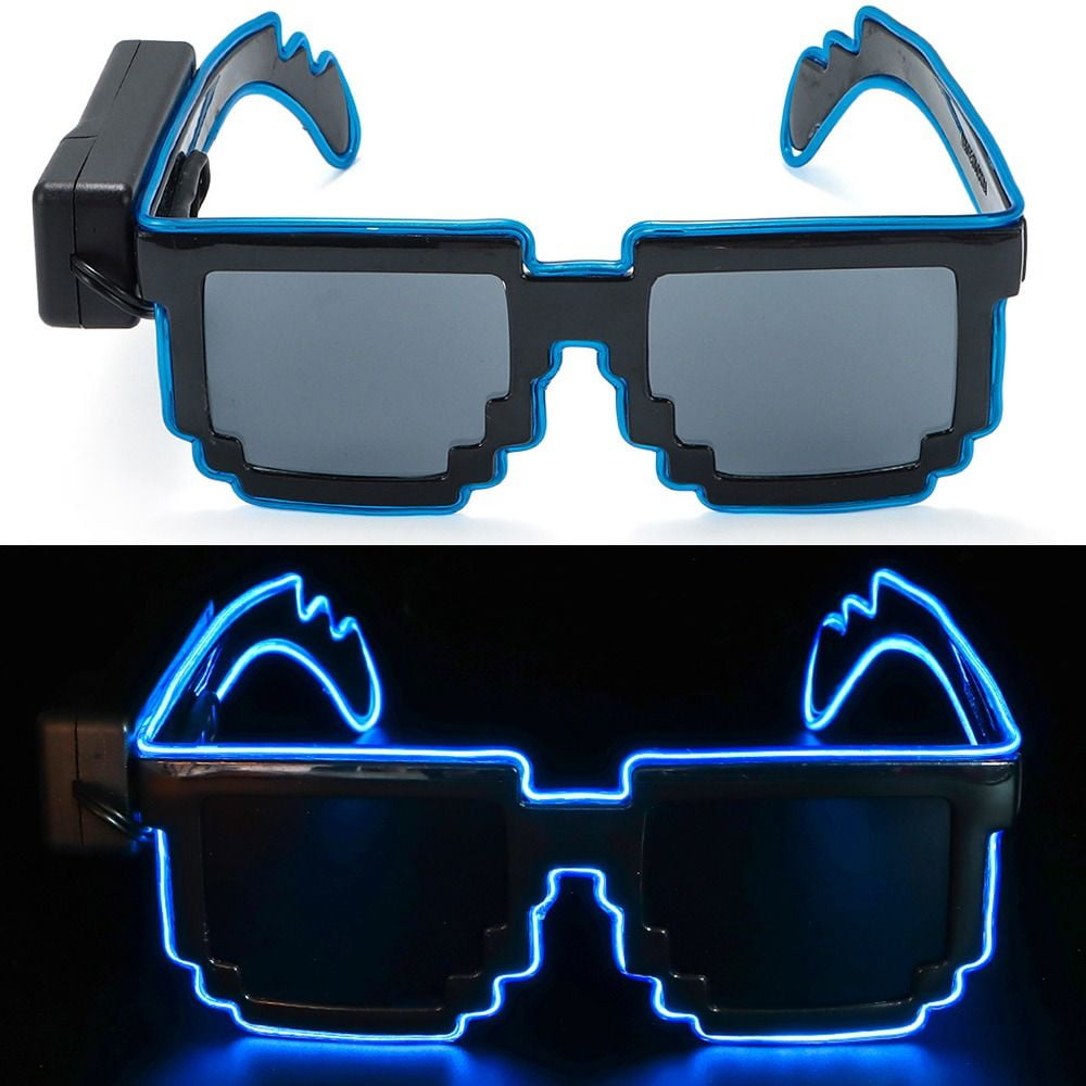 Fashion Neon Party Nightclubs Wireless for Adult Kids Neon Rave Shades ...