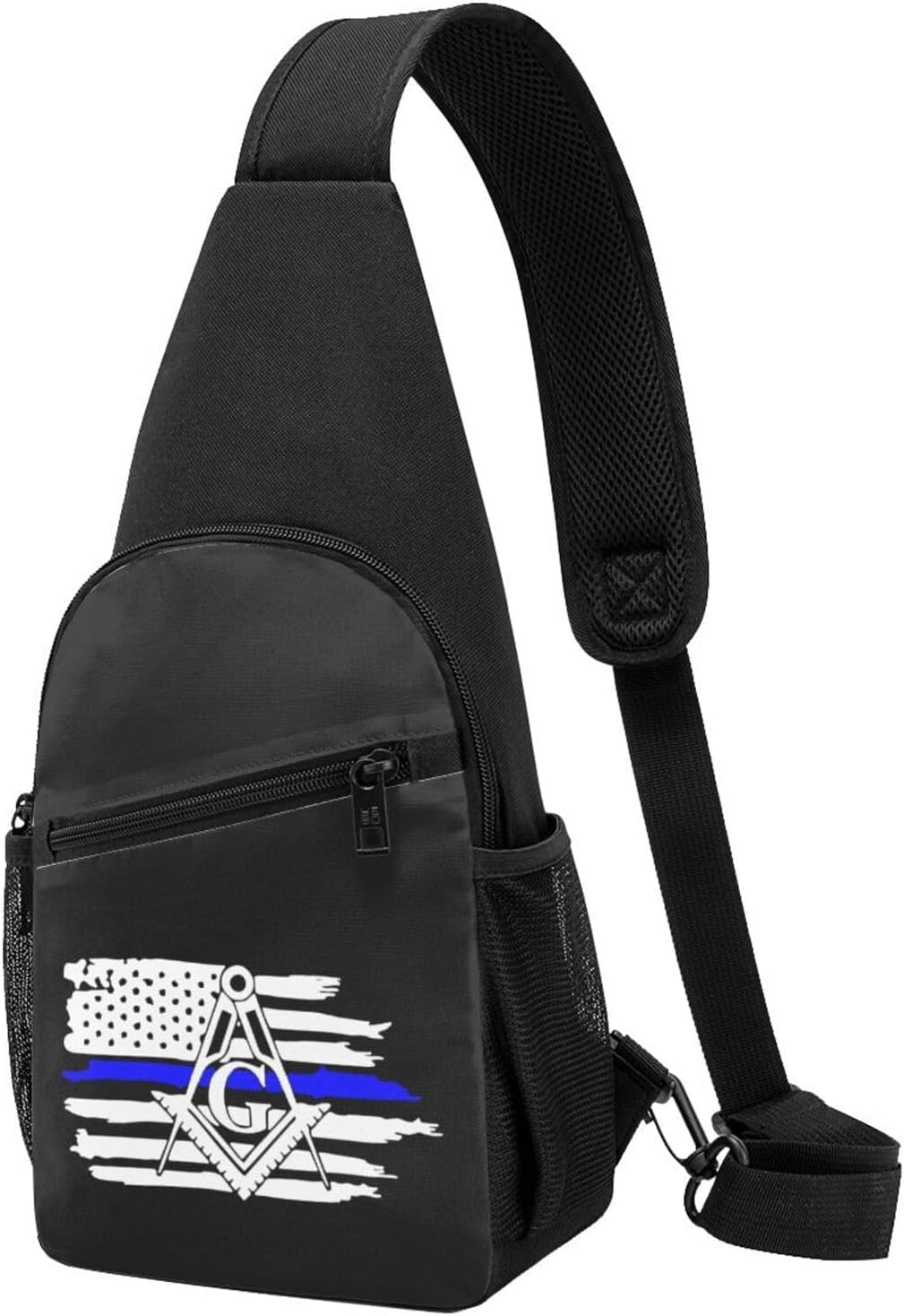 Fashion One-Shoulder Bag Thin Blue Line Police Mason Masonic American ...