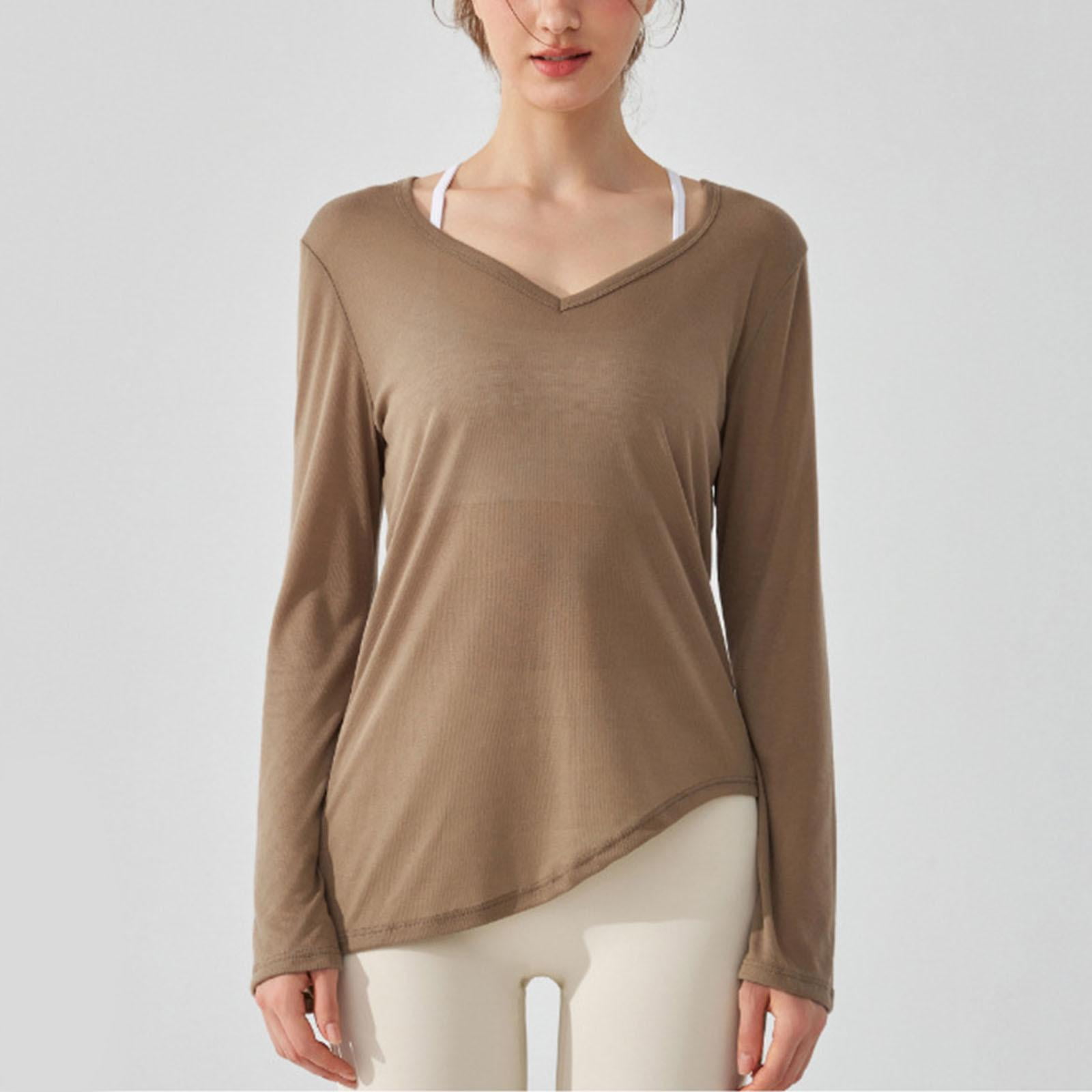 Fashion Oversize Blouses For Women Solid Color Long Sleeved Pleated ...