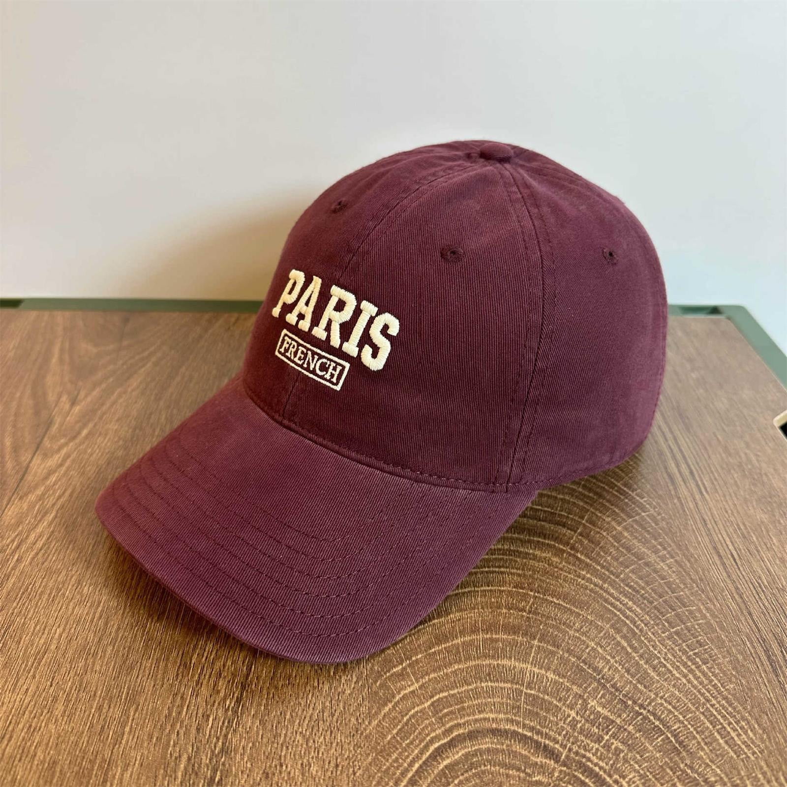 Fashion Pa Ris Baseball Cap Vintage Men Women Retro Sports Outdoor Casual Sun Hat Who Hat ...