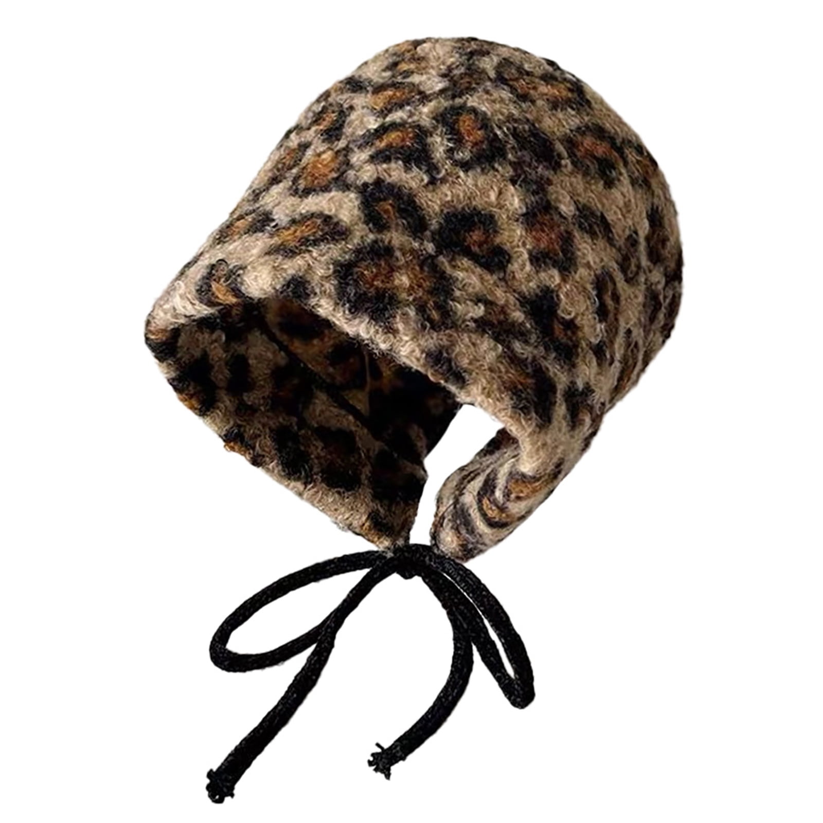 Fashion Pattern Fishing Caps Soft Plush Ear Flap Hat Women Thick ...