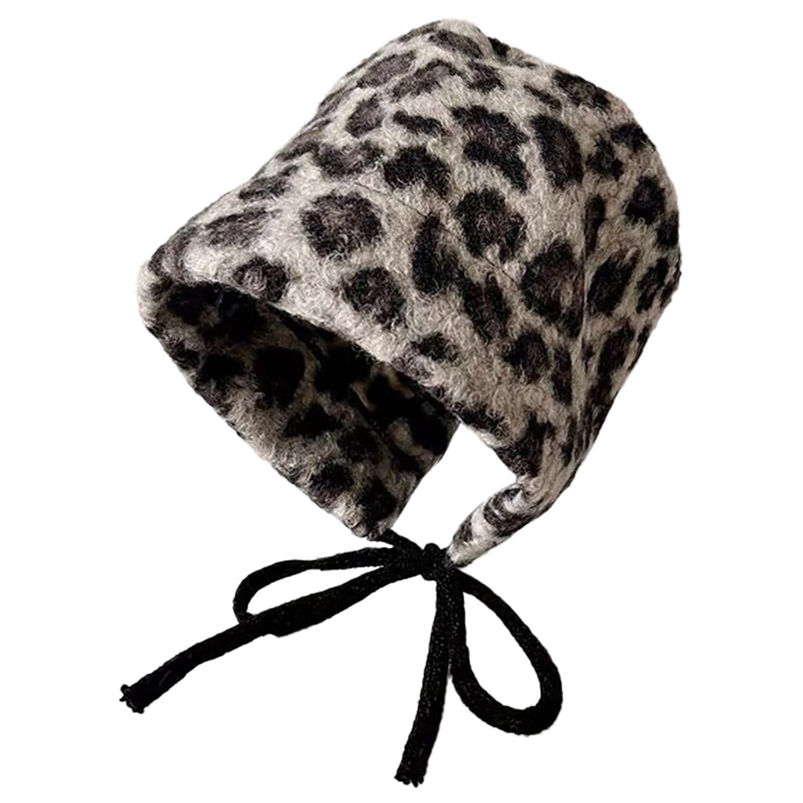 Fashion Pattern Fishing Caps Soft Plush Ear Flap Hat Women Thick ...