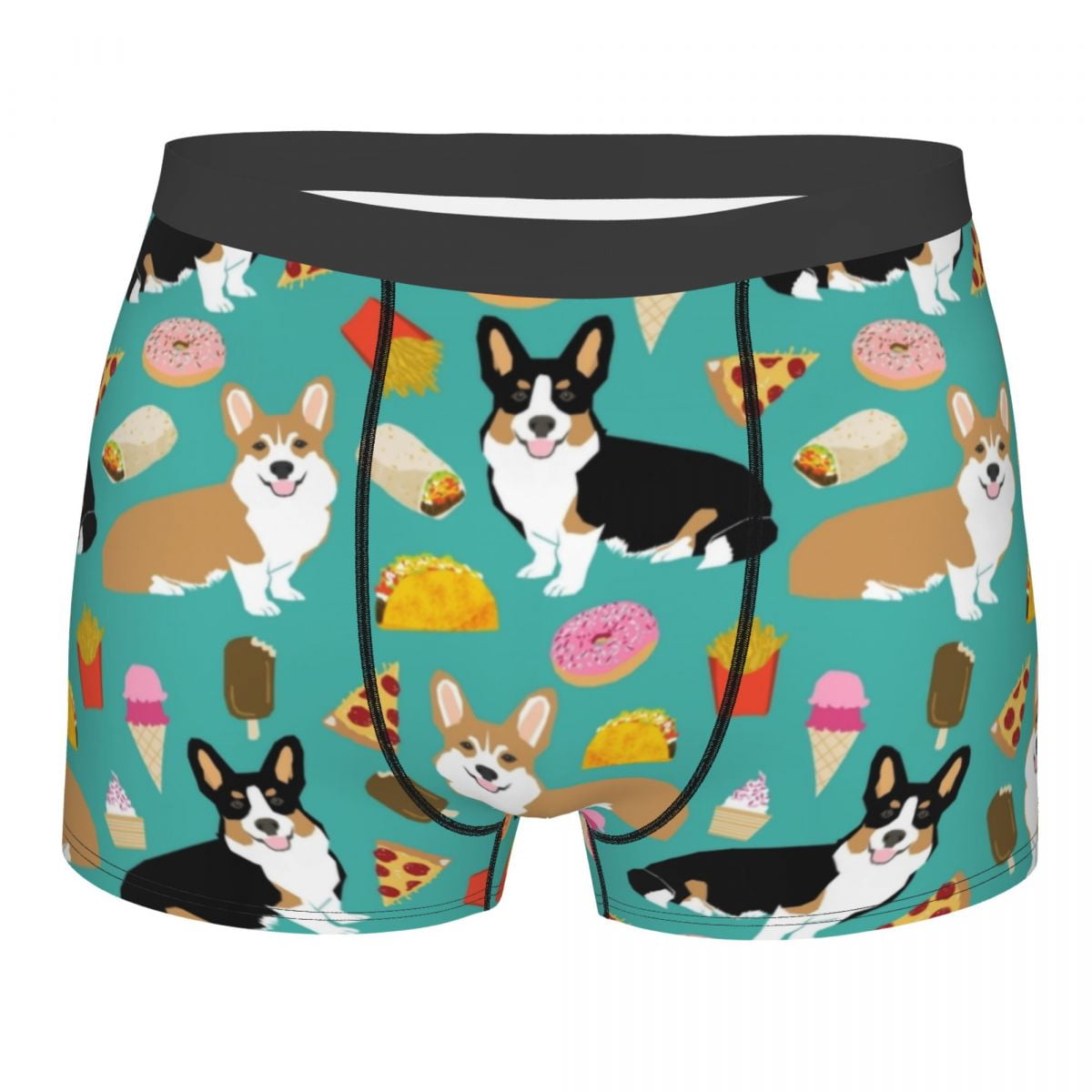 Fashion Pembroke Welsh Corgi Boxers Shorts Panties Men's Underpants ...