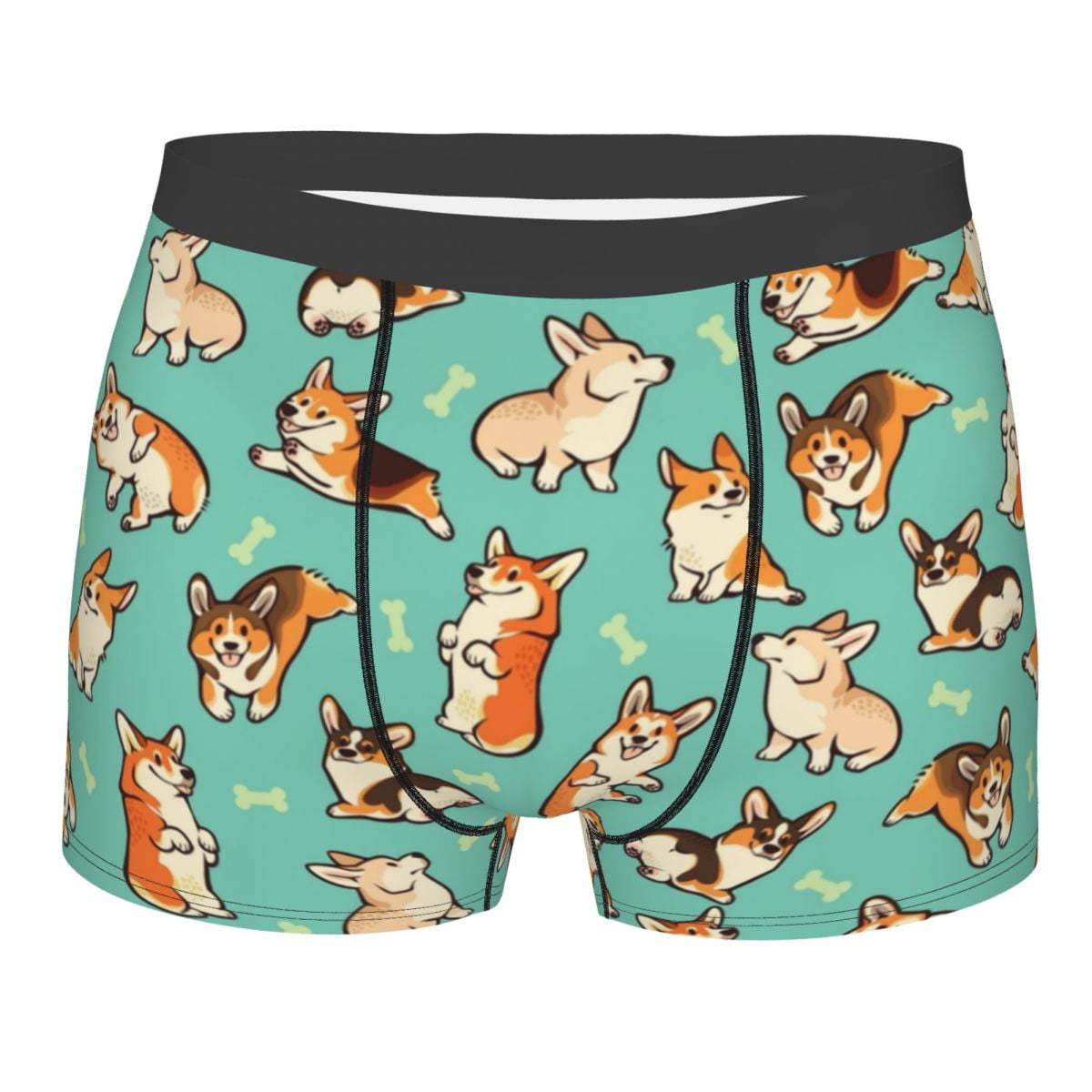 Fashion Pembroke Welsh Corgi Boxers Shorts Panties Men's Underpants ...