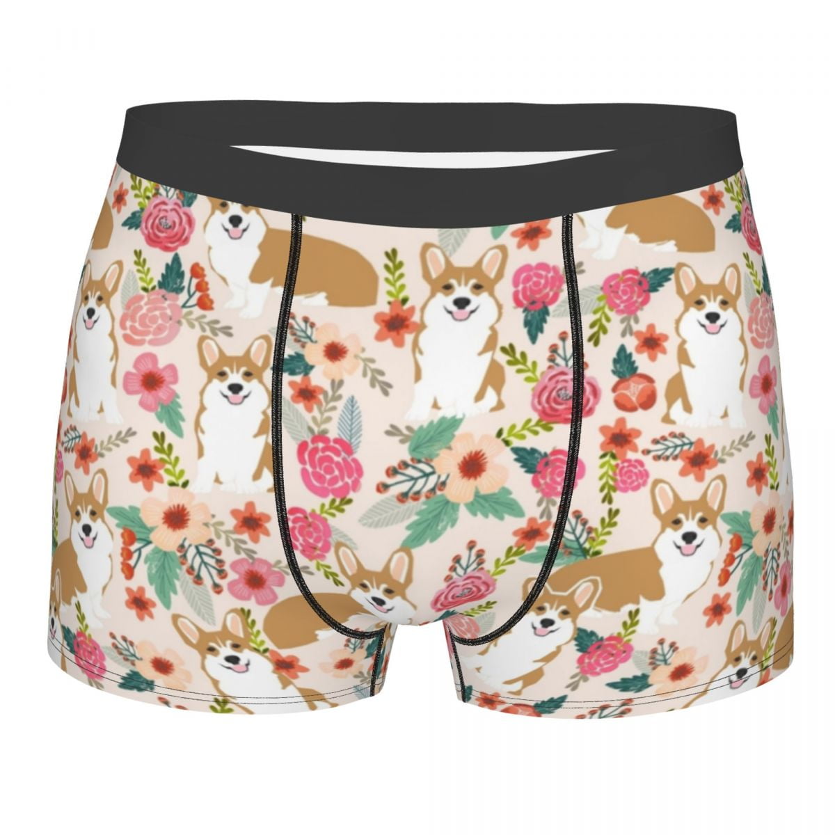 Fashion Pembroke Welsh Corgi Boxers Shorts Panties Men's Underpants ...
