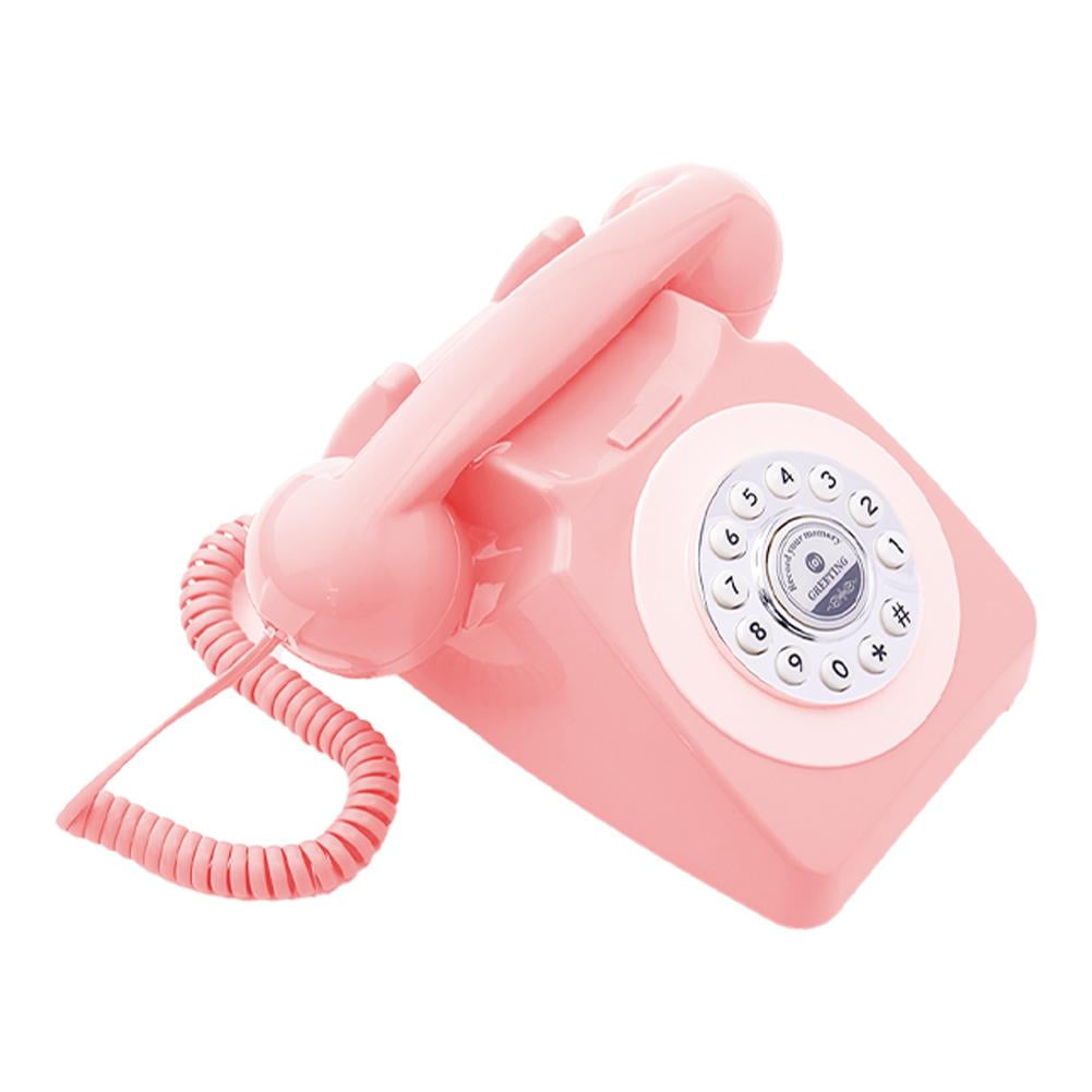Fashion Phone with Rotation Dial, Retro Old Fashioned Rotary Dial ...